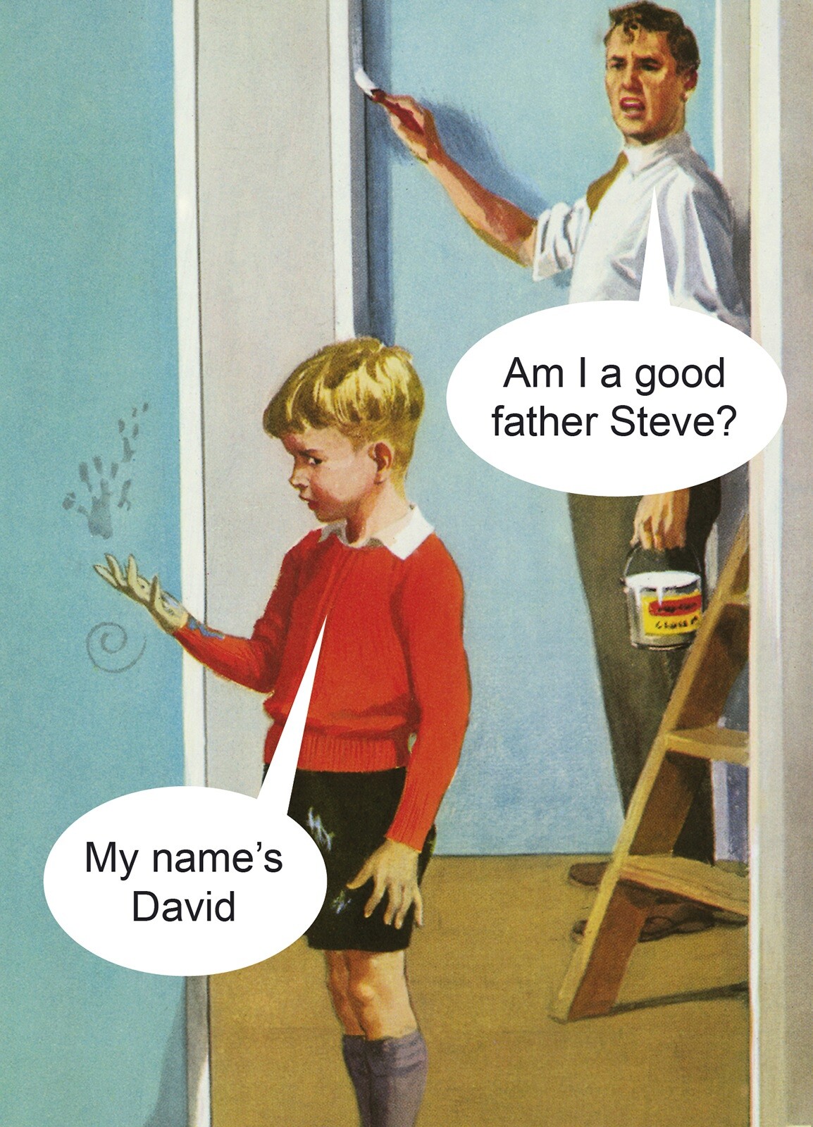 Am I a Good Father Father's Day Card | Oliver Bonas