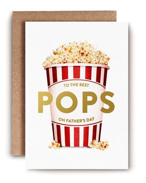The Best Pops Father's Day Card | Oliver Bonas