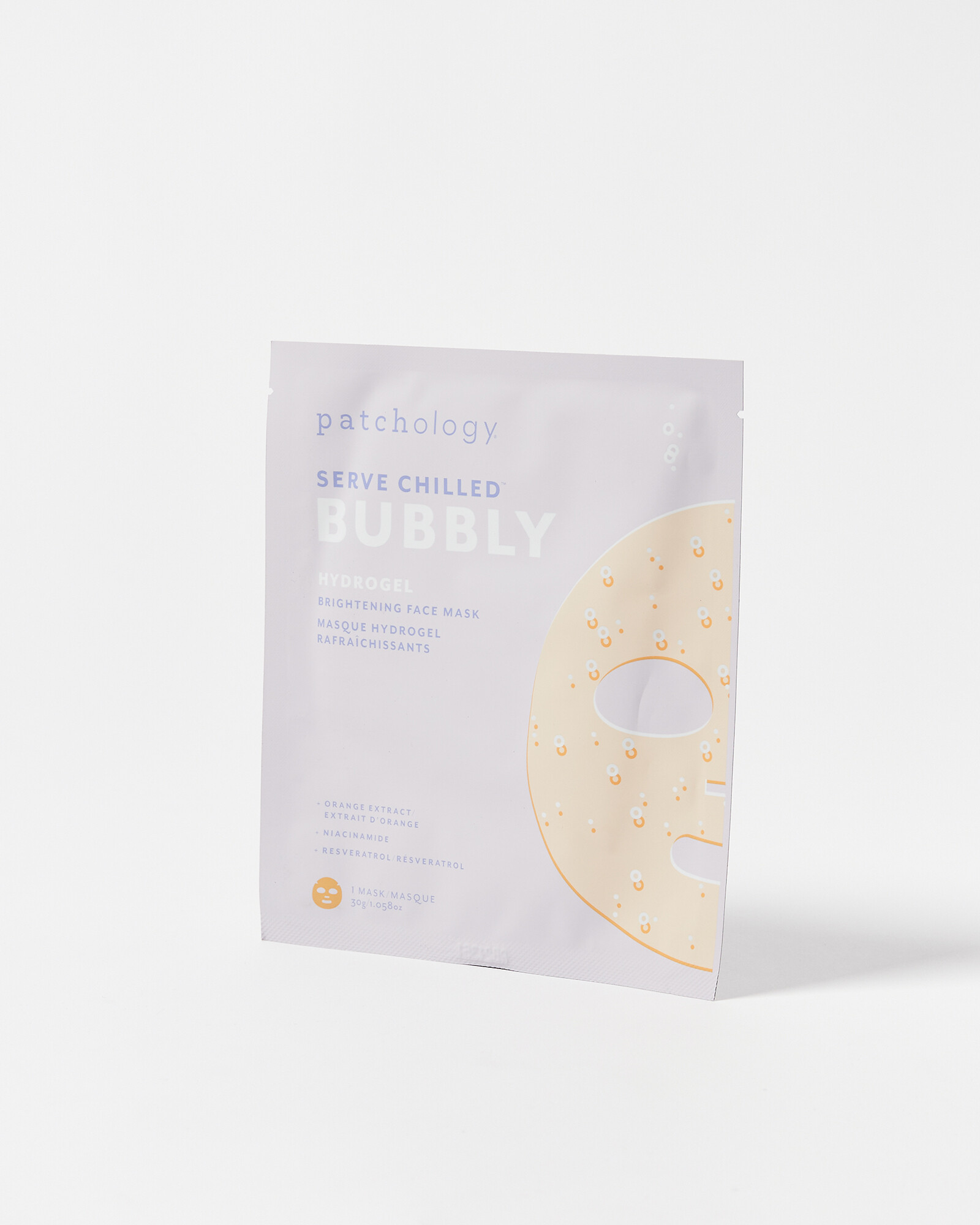 Patchology Serve Chilled Firming Hydrogel Bubbly Face Mask | Oliver Bonas