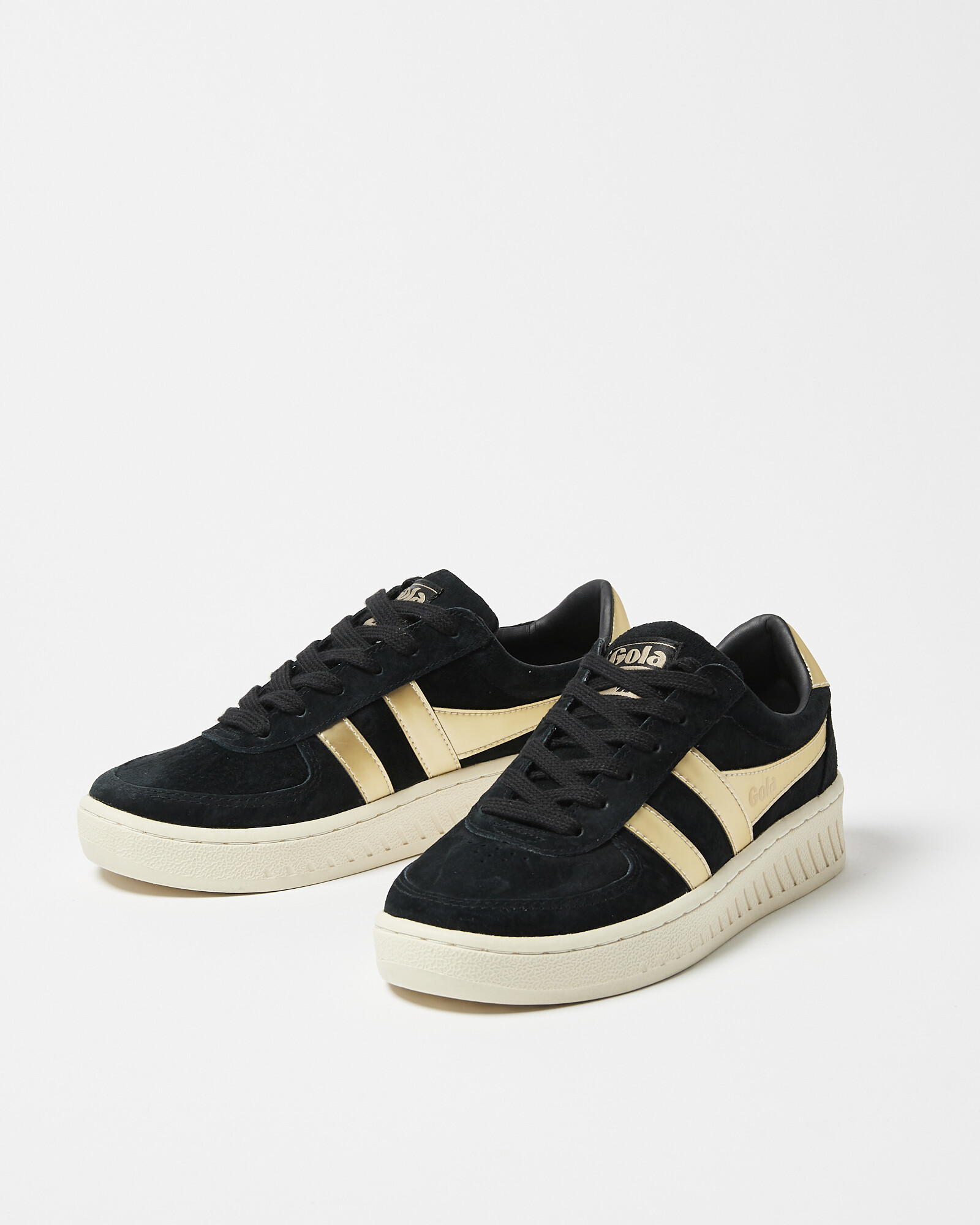 Gola Grandslam Pearl Black Trainers | Oliver Bonas