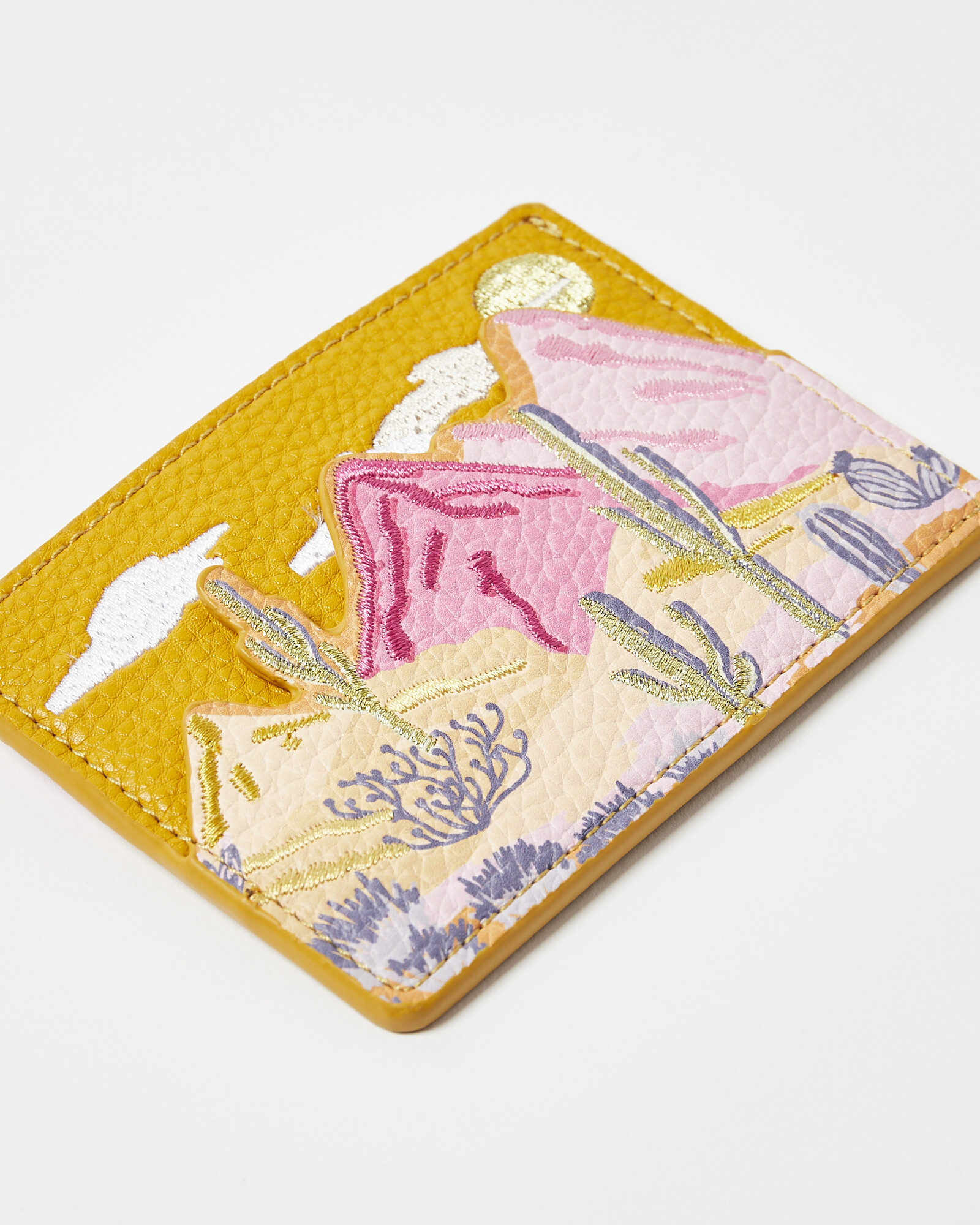 Desert Sunset Yellow Card Holder | Oliver Bonas
