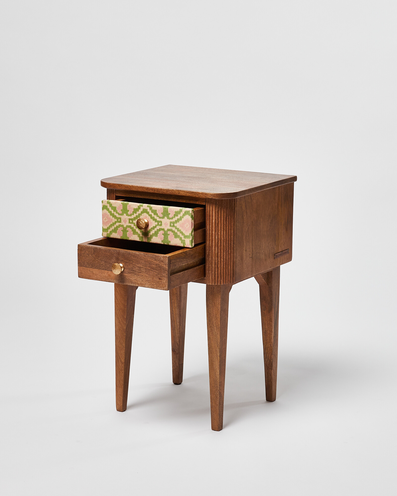 Tinta Mango Wood Bedside Table | Oliver Bonas