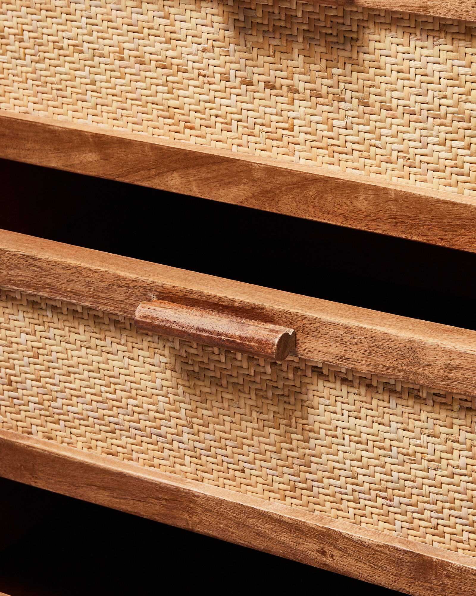 Tinta Mango Wood Tallboy Chest of Drawers | Oliver Bonas