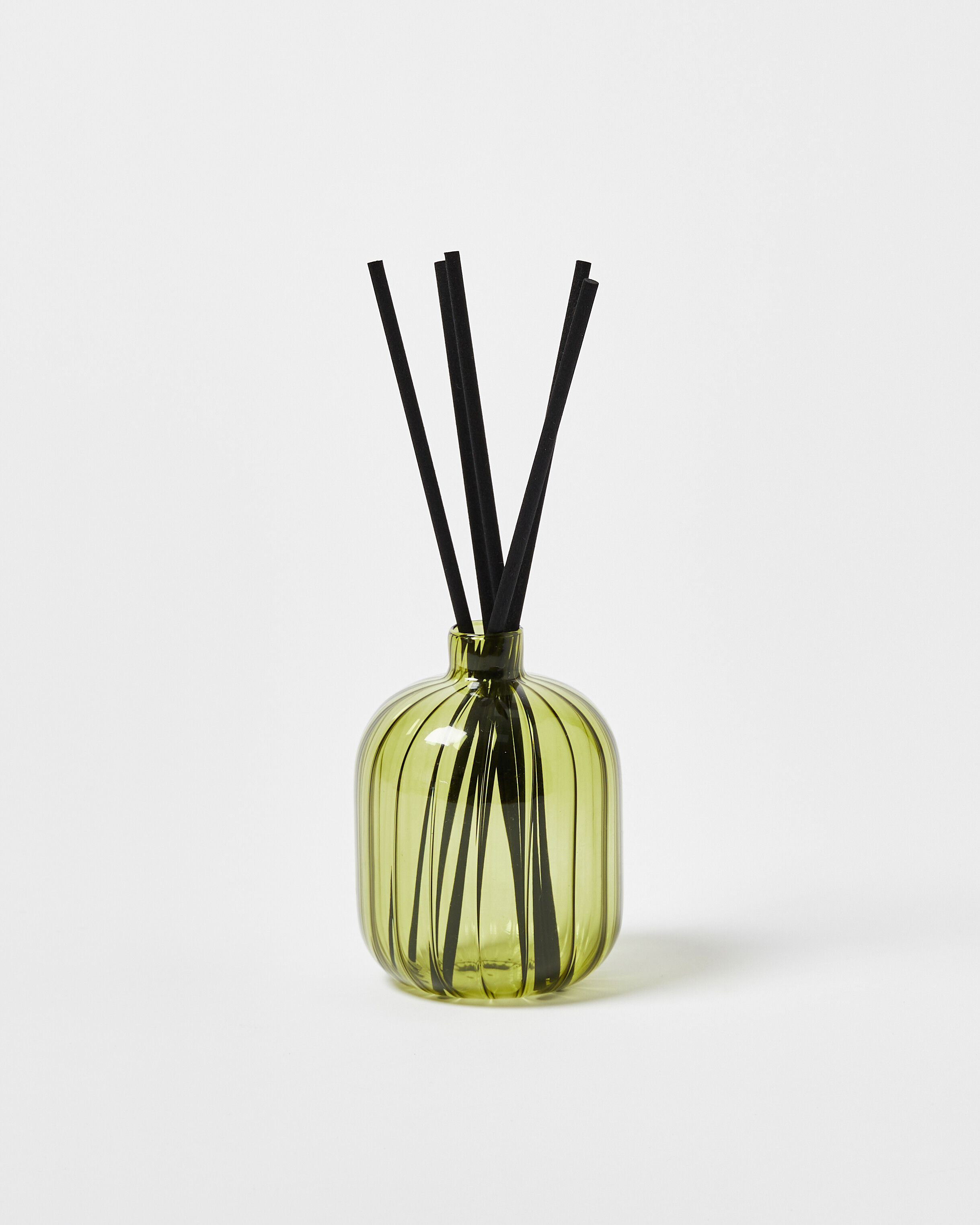 Green Glass Diffuser Vase | Oliver Bonas