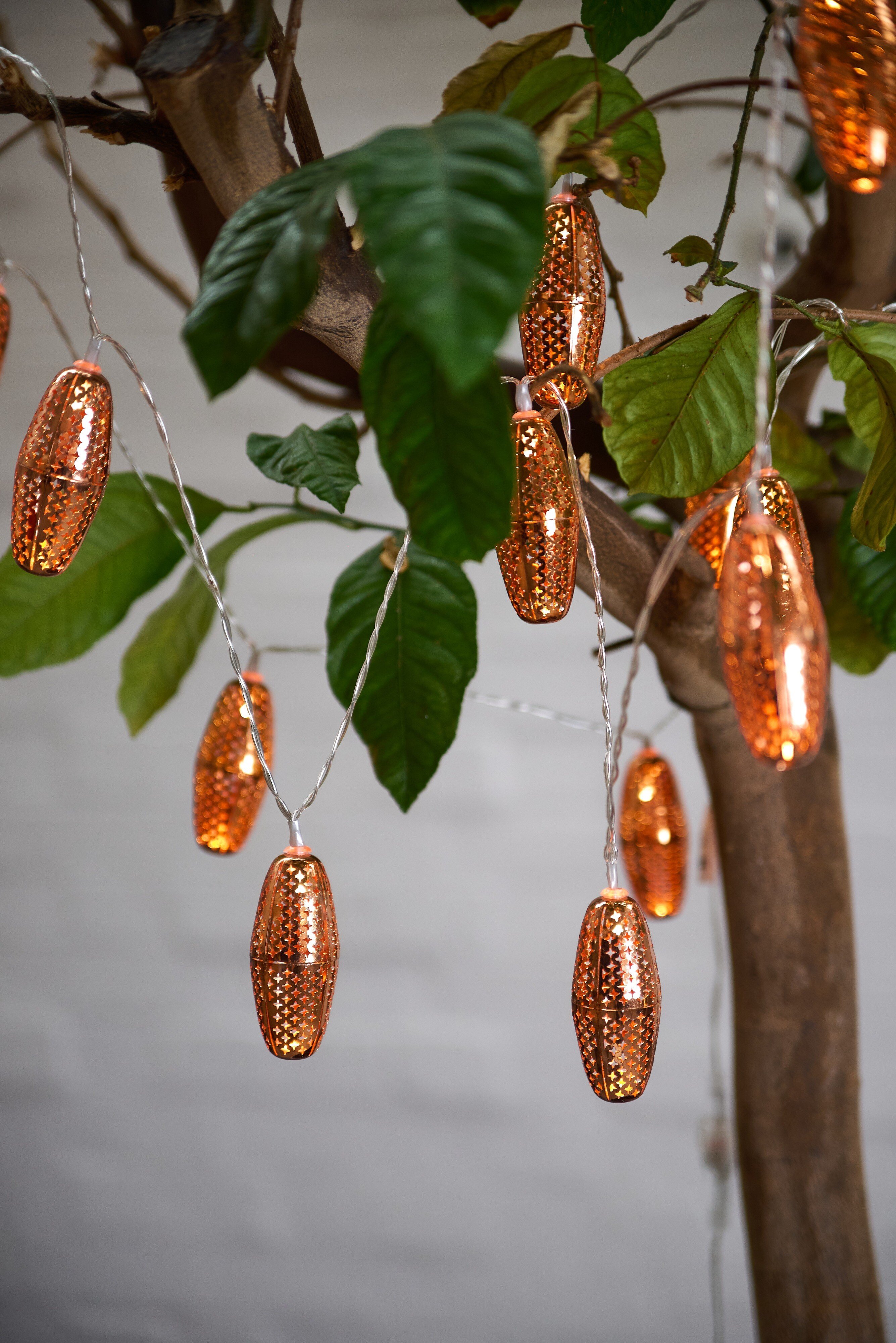 Solar & Battery Marrakesh Copper String Lights | Oliver Bonas