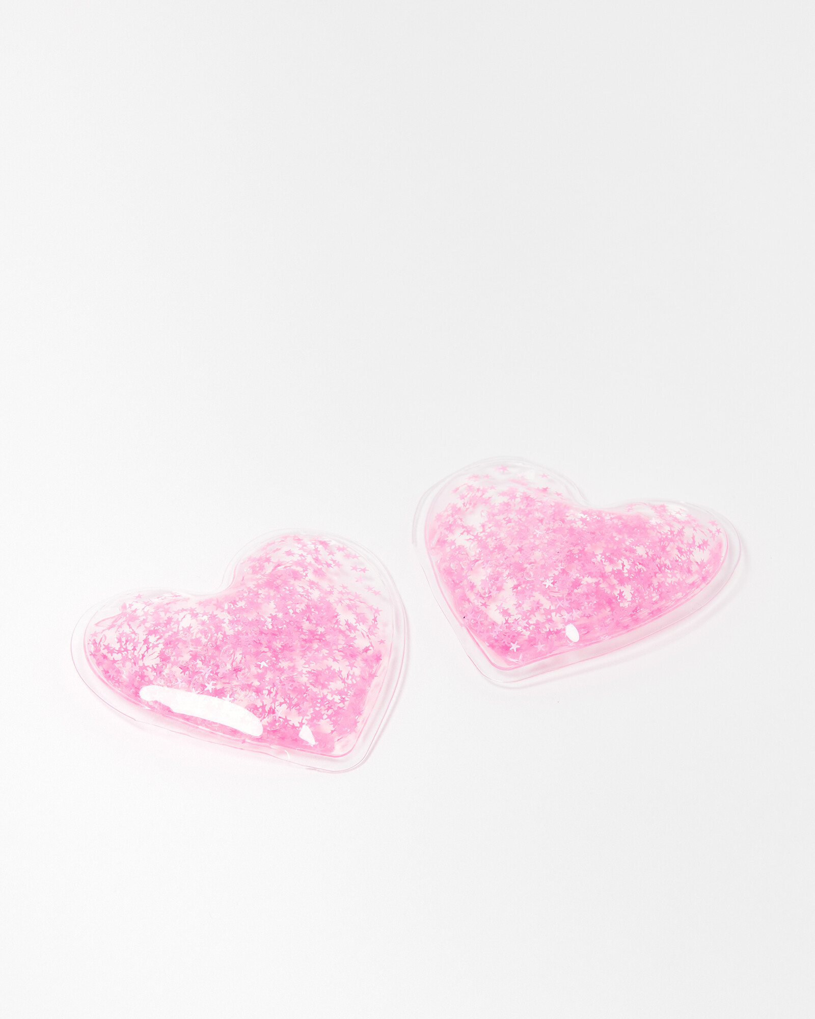Pink Heart Cooling Eye Pads | Oliver Bonas