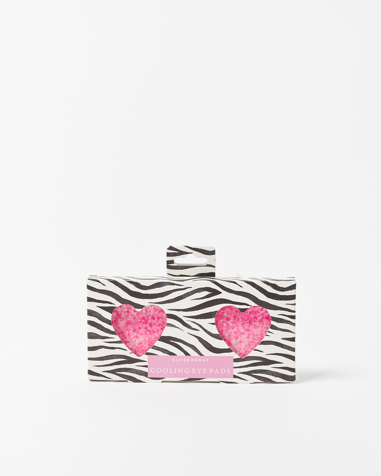 Pink Heart Cooling Eye Pads | Oliver Bonas