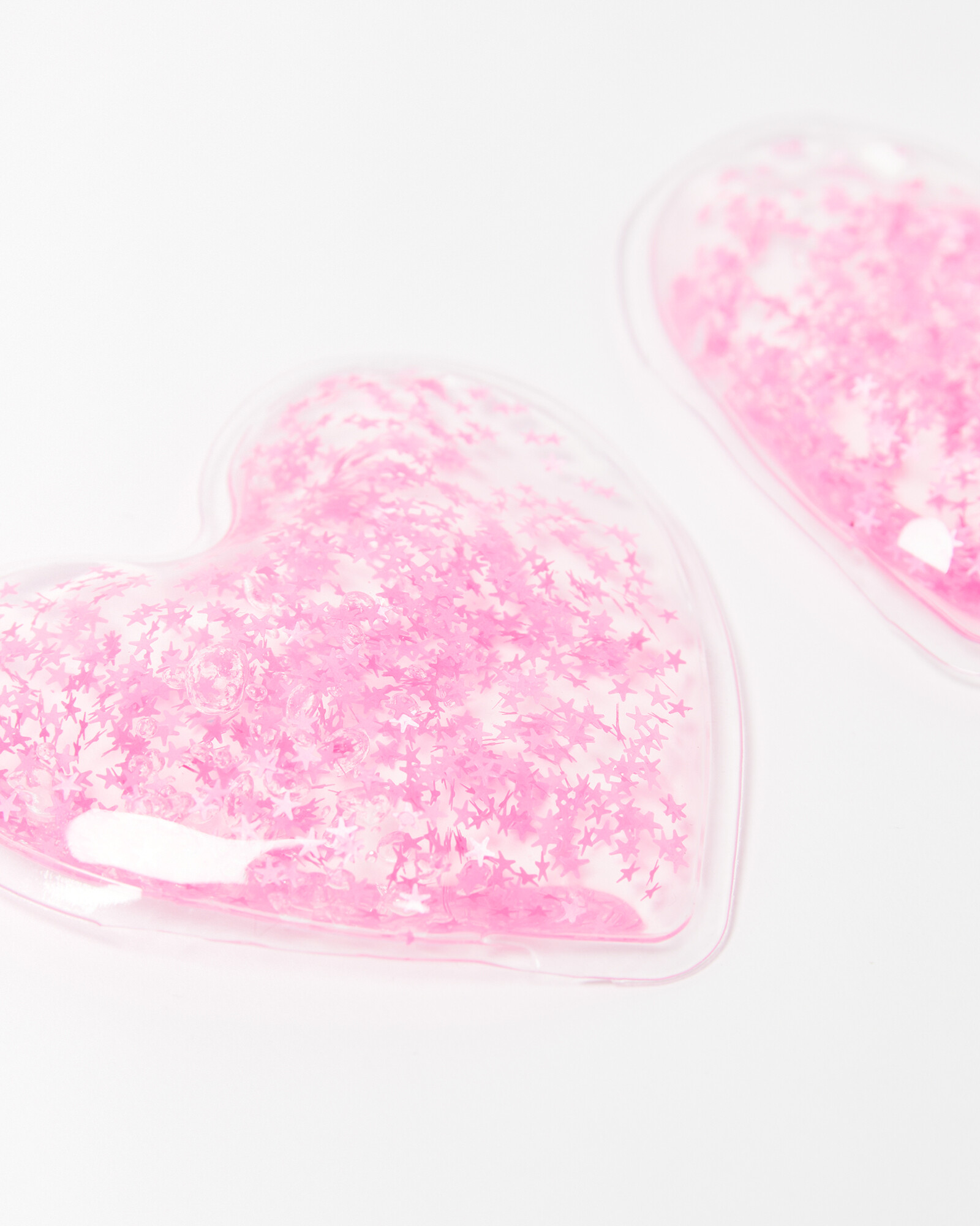Pink Heart Cooling Eye Pads | Oliver Bonas