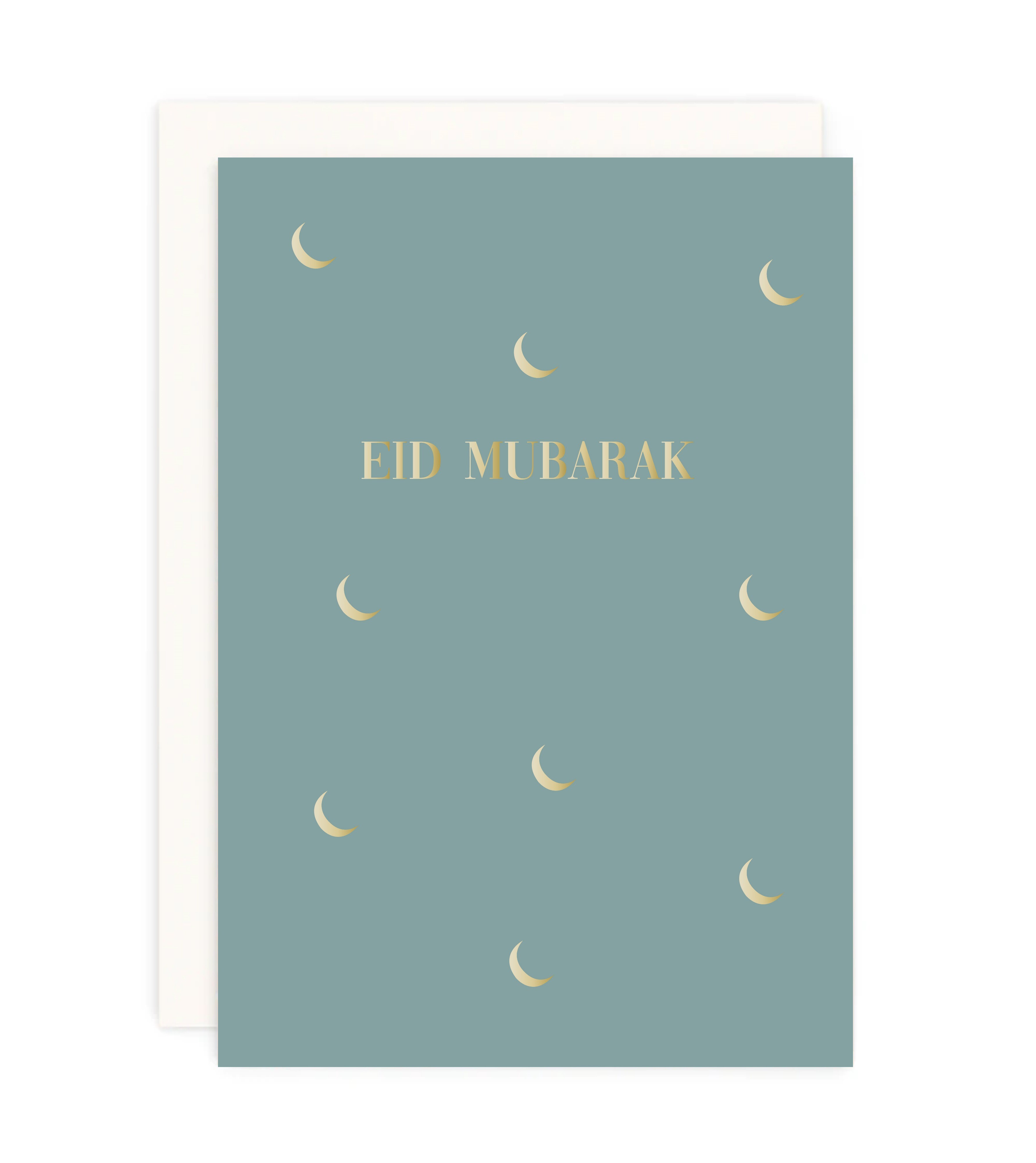 Foiled Moon Eid Card | Oliver Bonas