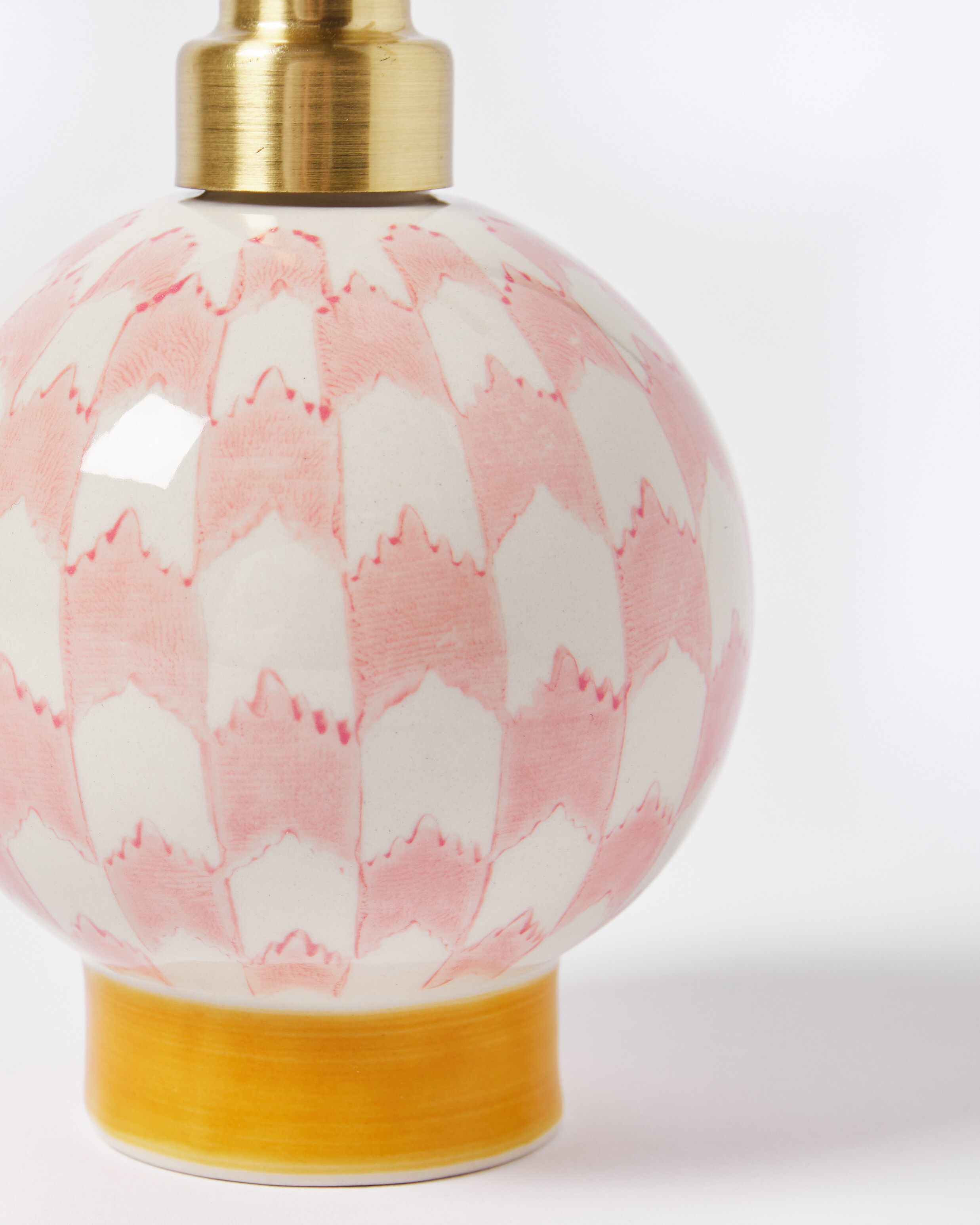 Ria Pink Ceramic Soap Dispenser | Oliver Bonas