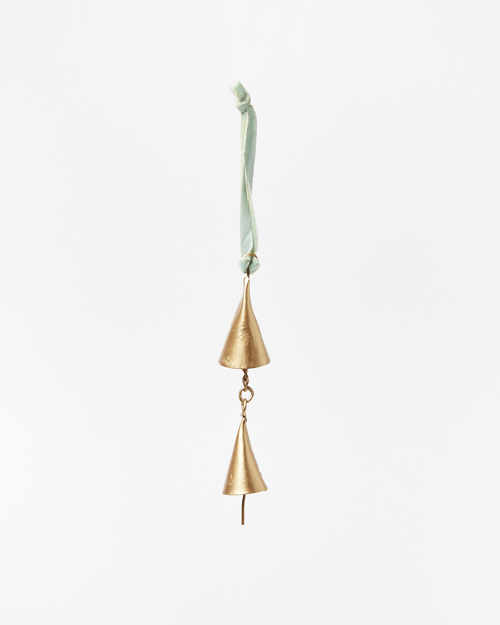 Double Bell Gold Metal Christmas Tree Decoration | Oliver Bonas