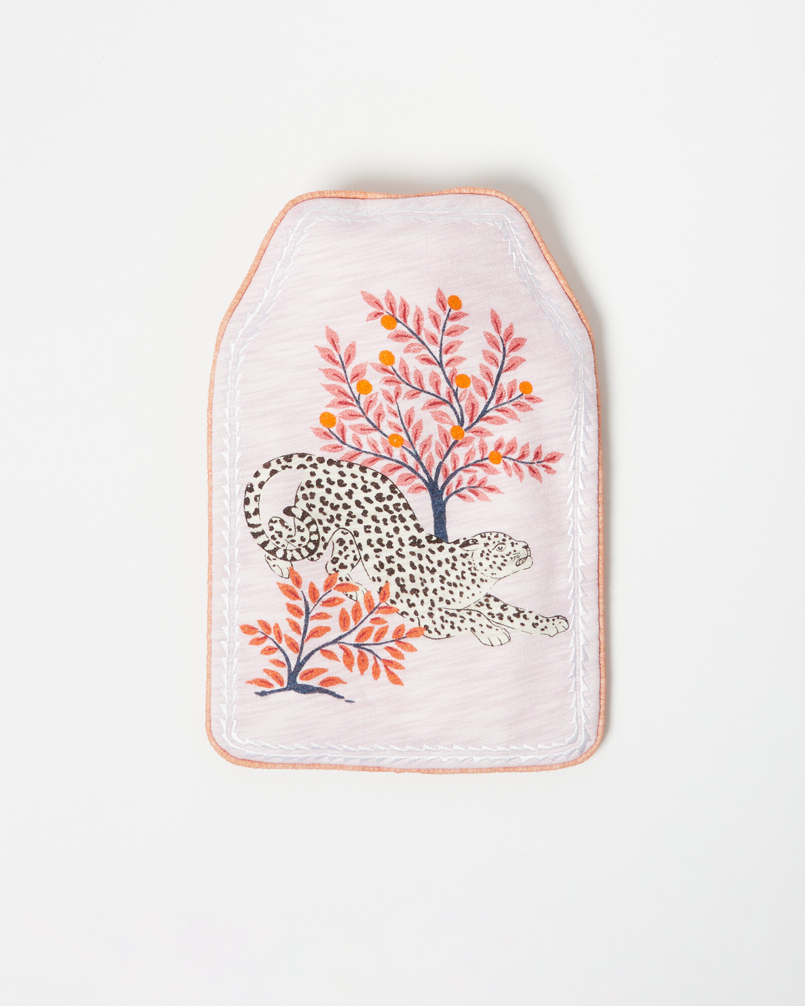 Snow Leopard Pink Hot Water Bottle | Oliver Bonas