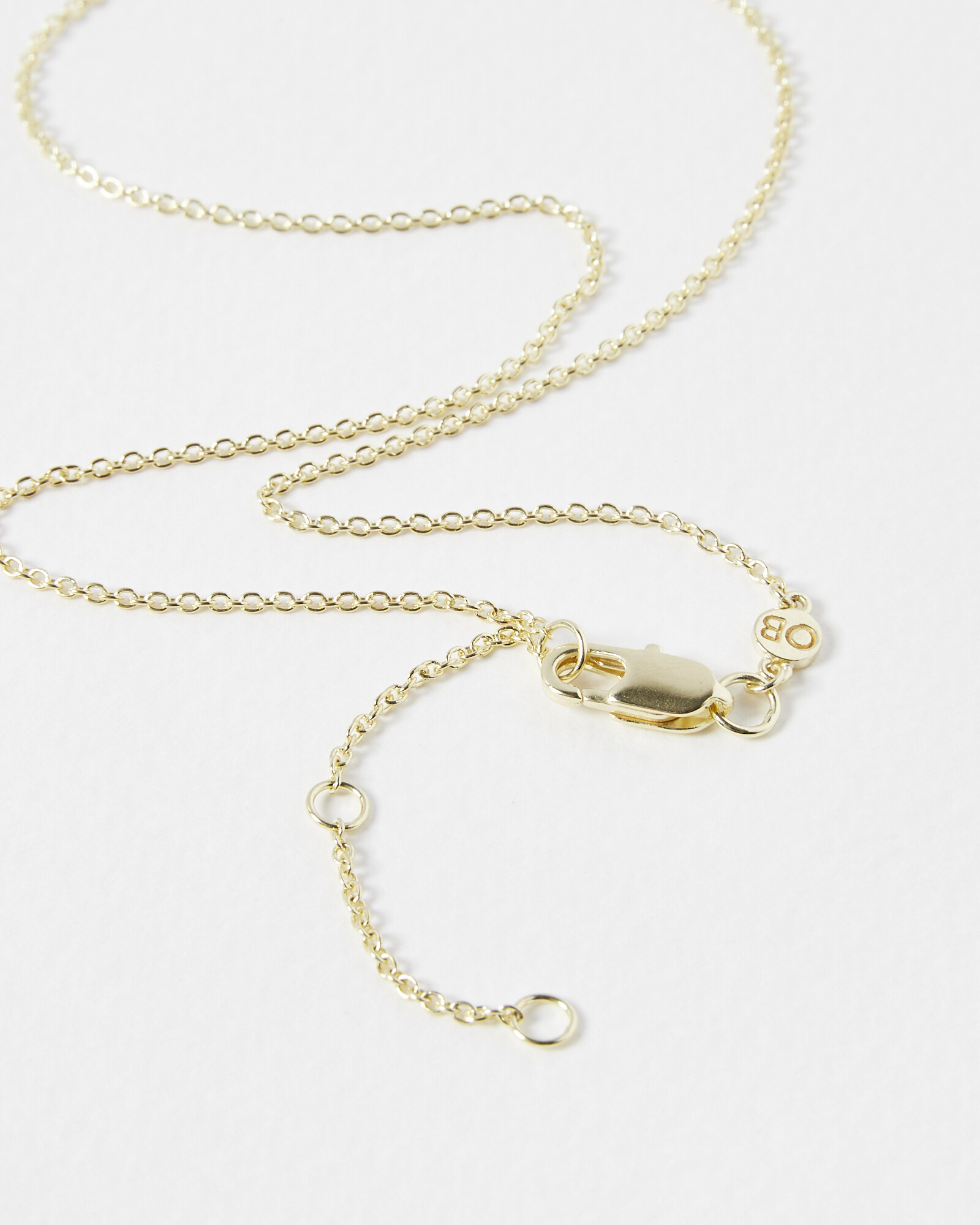 Octavia Stone Gold Plated Pendant Necklace | Oliver Bonas
