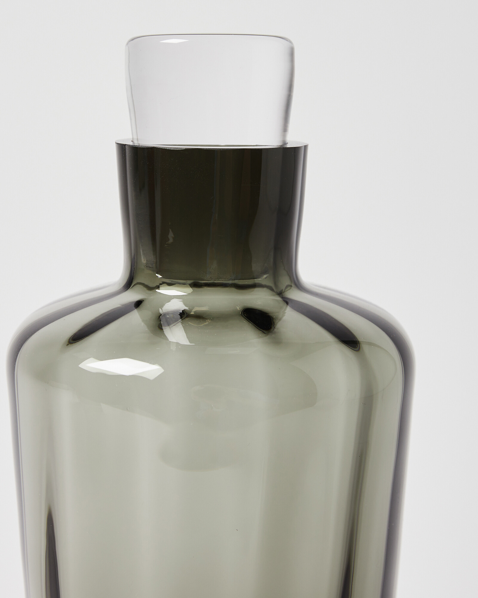 Ovi Grey Glass Whisky Decanter | Oliver Bonas