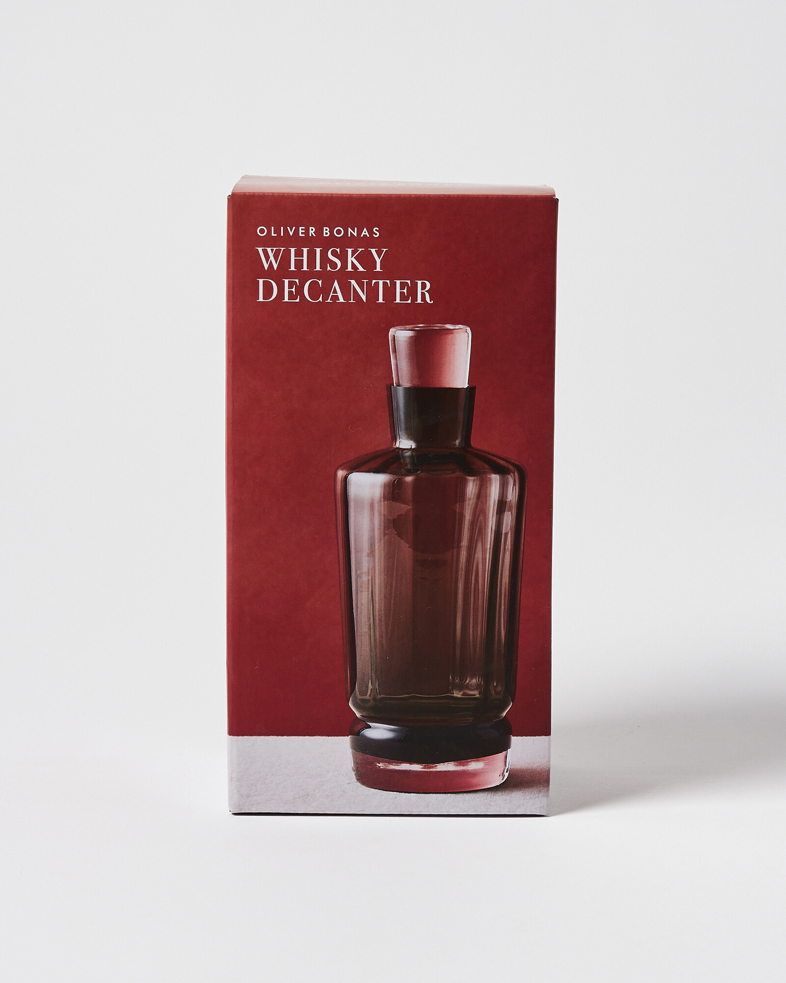 Ovi Grey Glass Whisky Decanter | Oliver Bonas