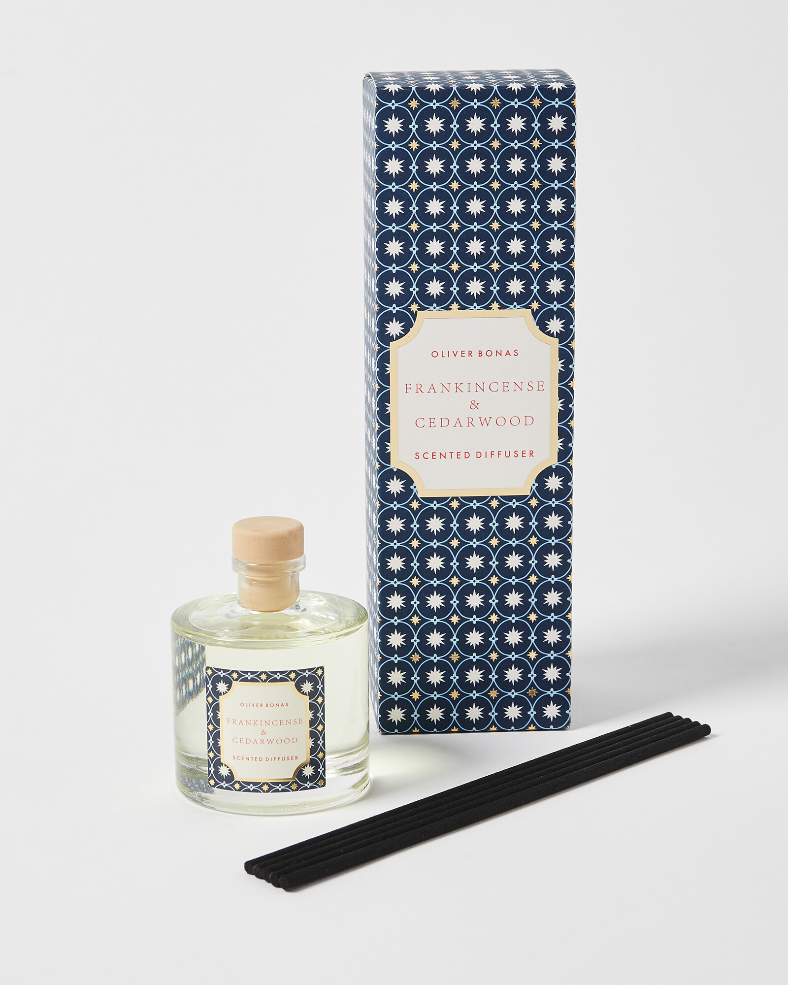 Nova Frankincense & Cedarwood Christmas Reed Diffuser | Oliver Bonas