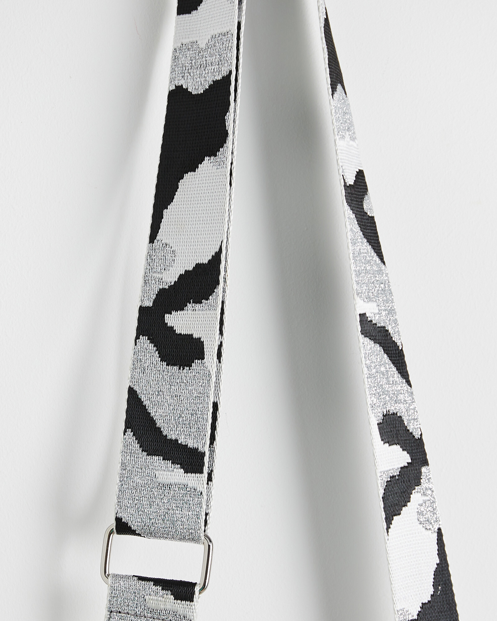 Naha Animal Strap Silver Crossbody Bag | Oliver Bonas