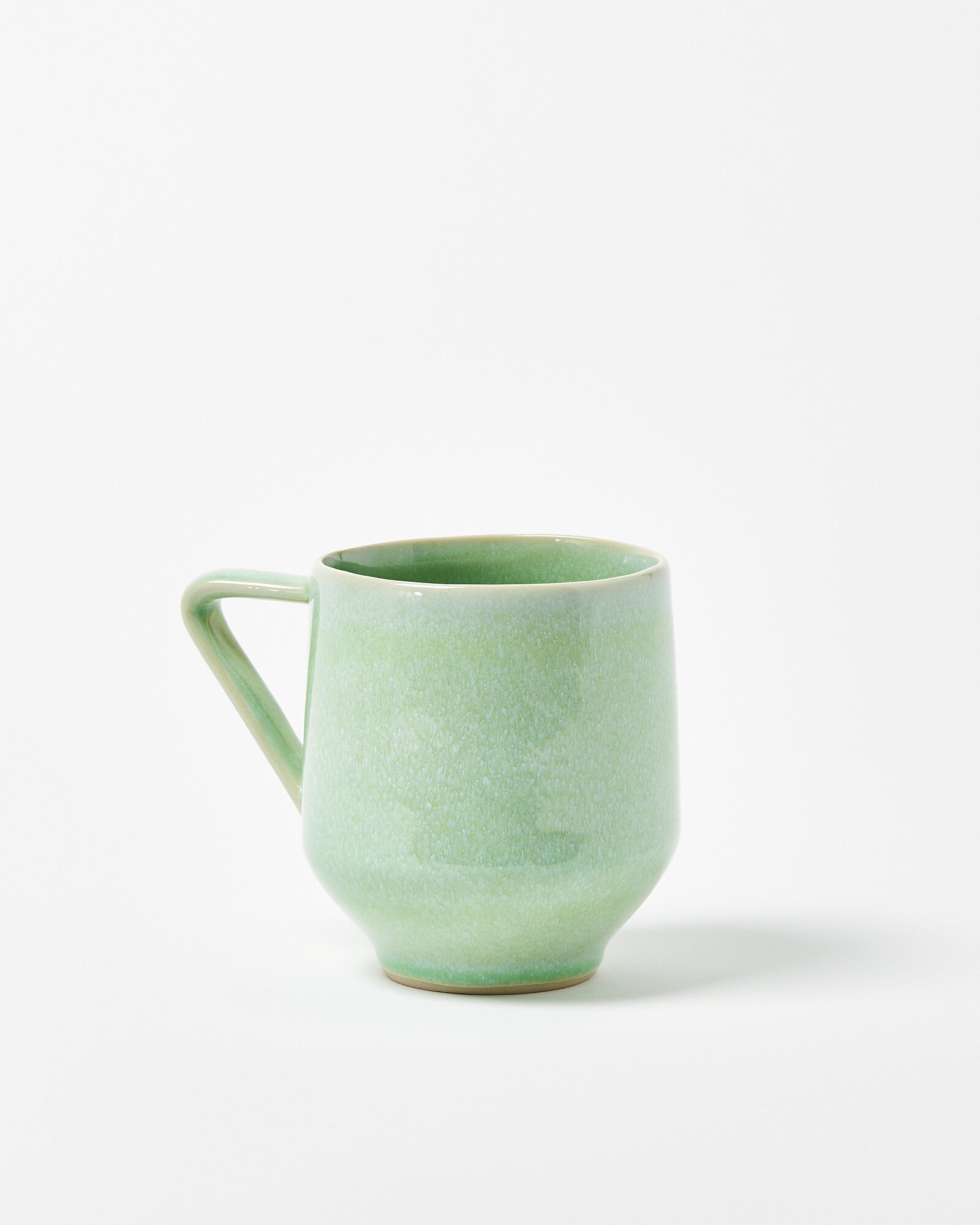Mireia Green Ceramic Mug | Oliver Bonas
