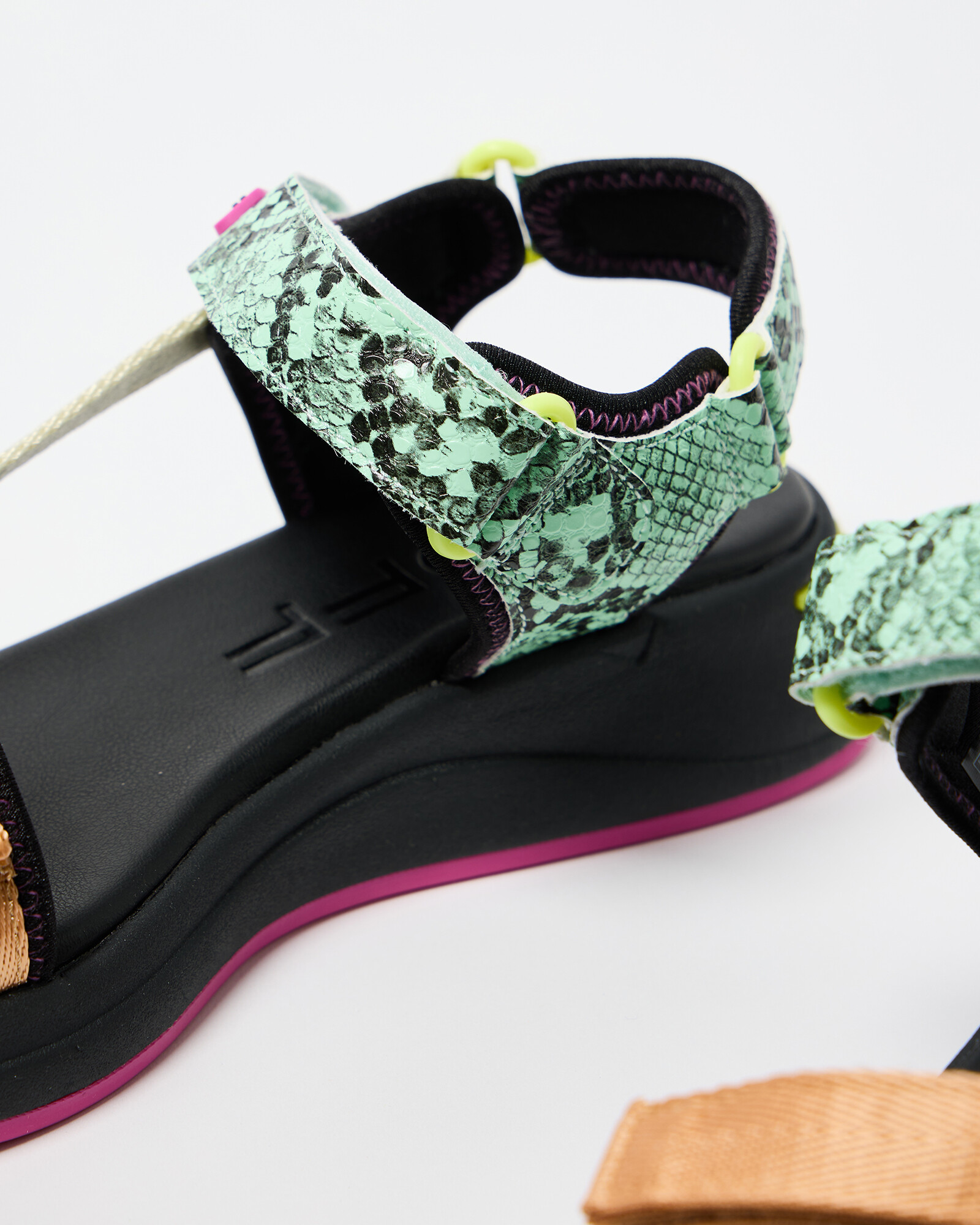 HOFF Island Tenos Snake Print Chunky Sandals | Oliver Bonas
