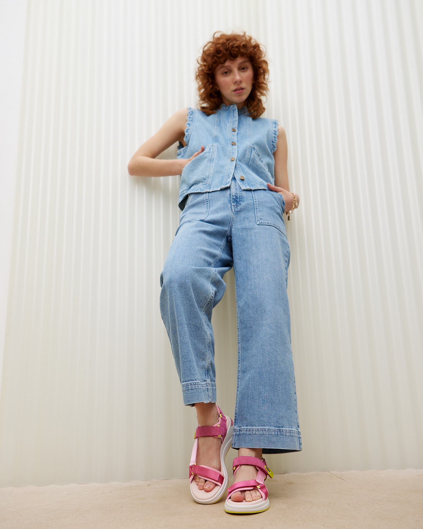 HOFF Island Akamaru Pink Chunky Sandals | Oliver Bonas