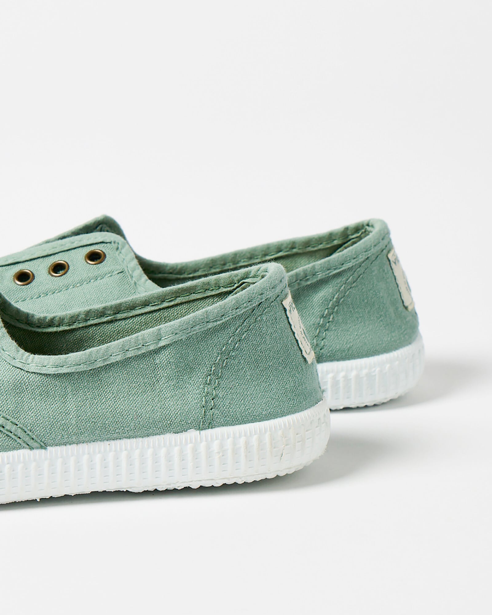 Victoria 1915 Elastic Plimsoll Jade Green Trainers | Oliver Bonas