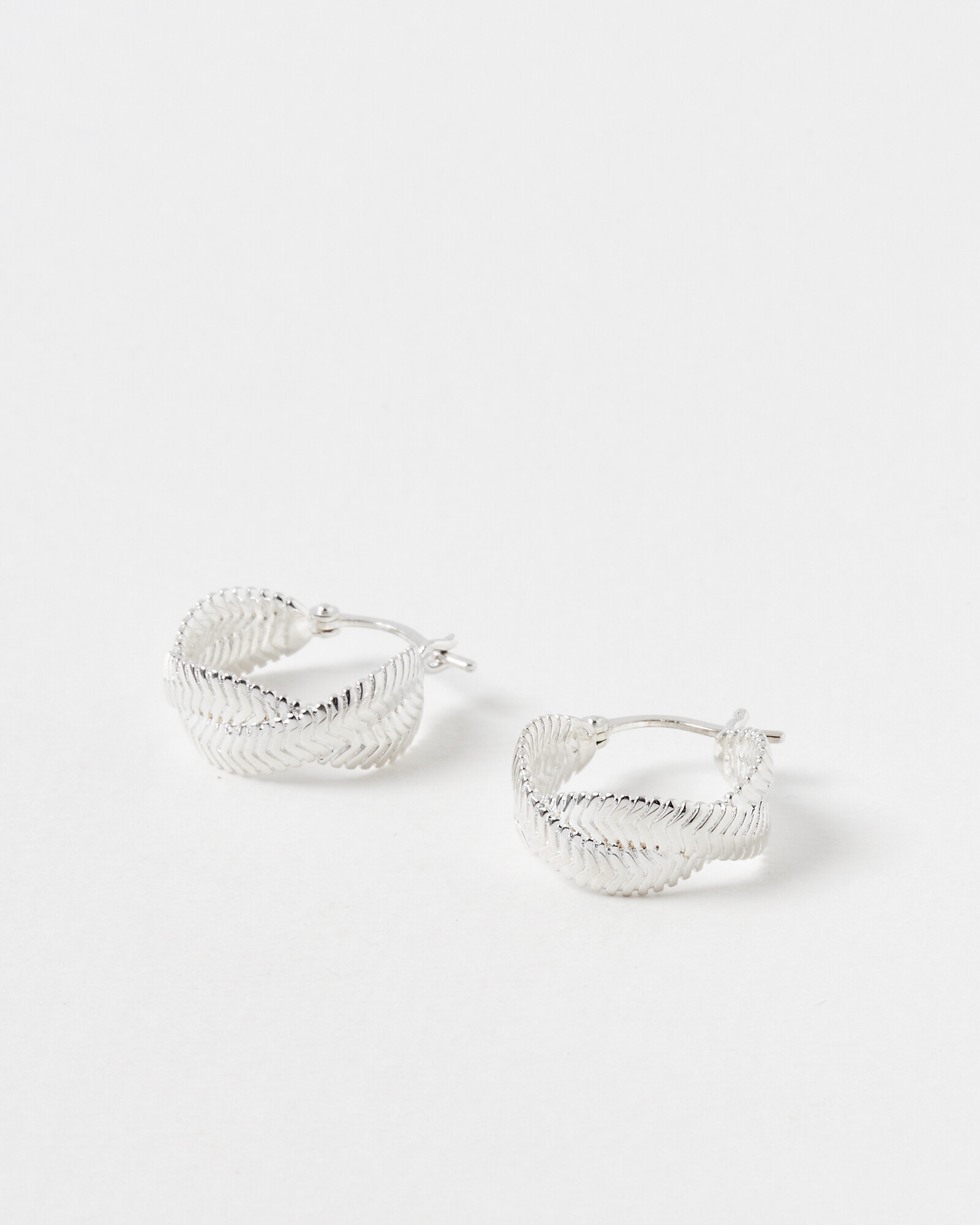 Adele Snake Chain Hoop Earrings | Oliver Bonas