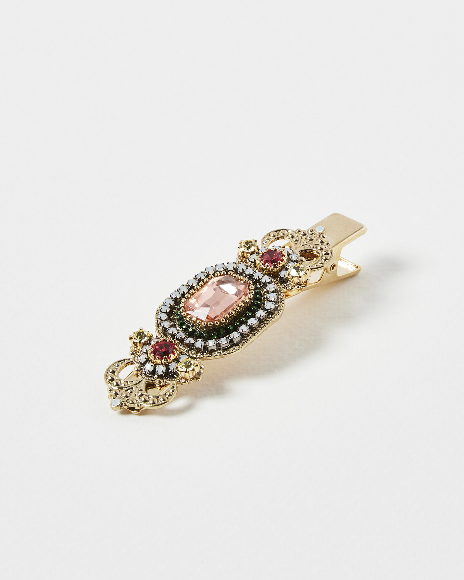 Cleo Vintage Pink Statement Hair Clip | Oliver Bonas