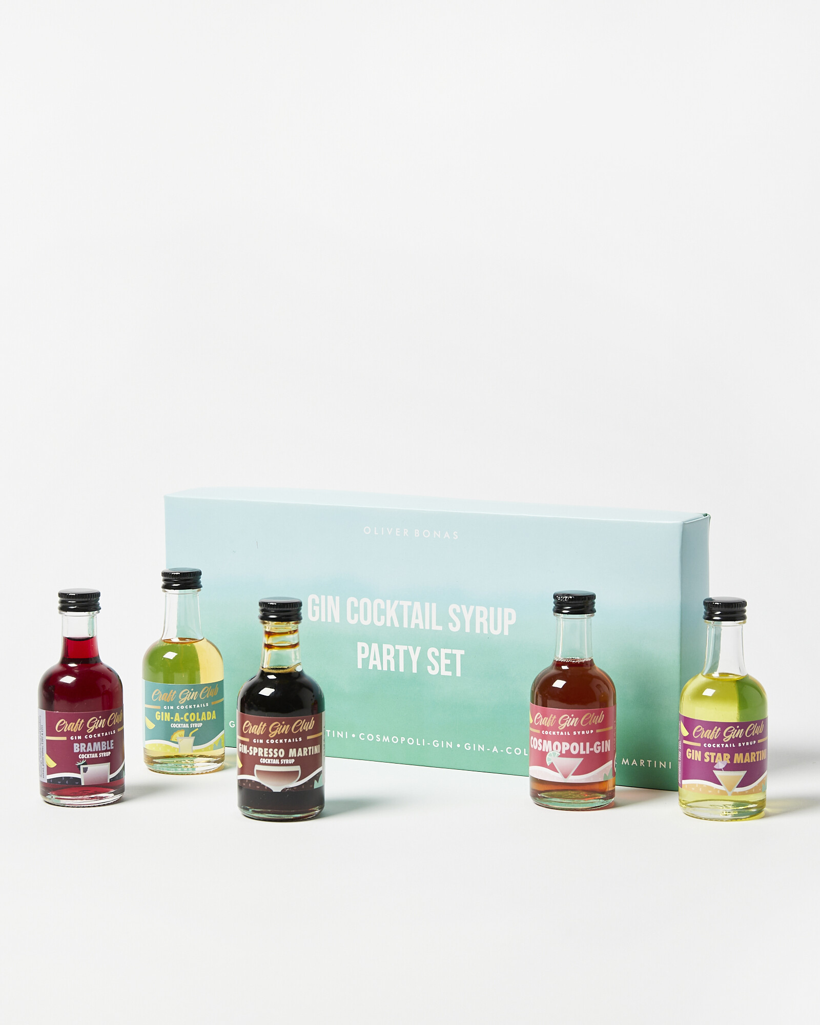 Gin Syrup Cocktail Party Set | Oliver Bonas