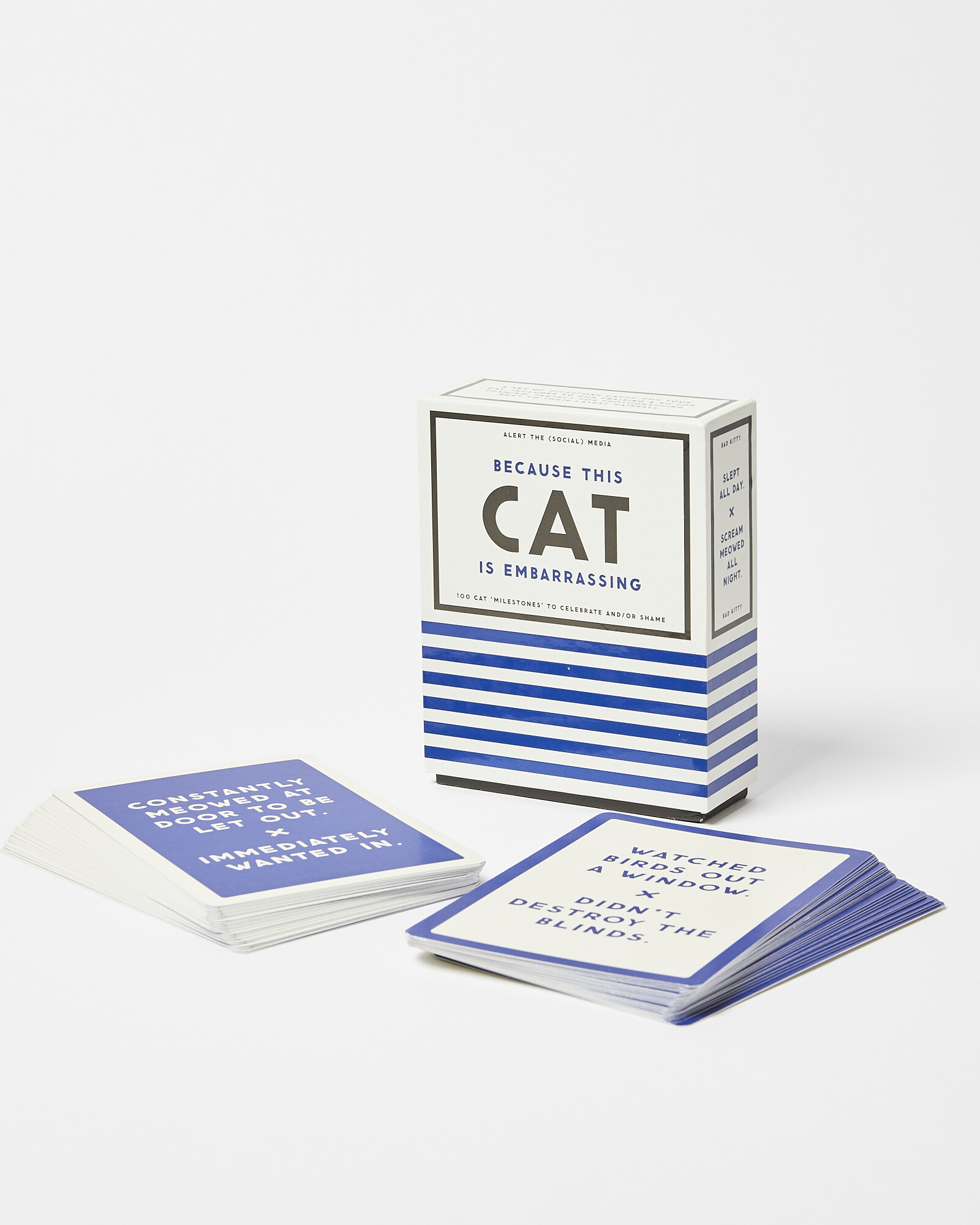 Pet Shame & Praise Cat Card Game | Oliver Bonas