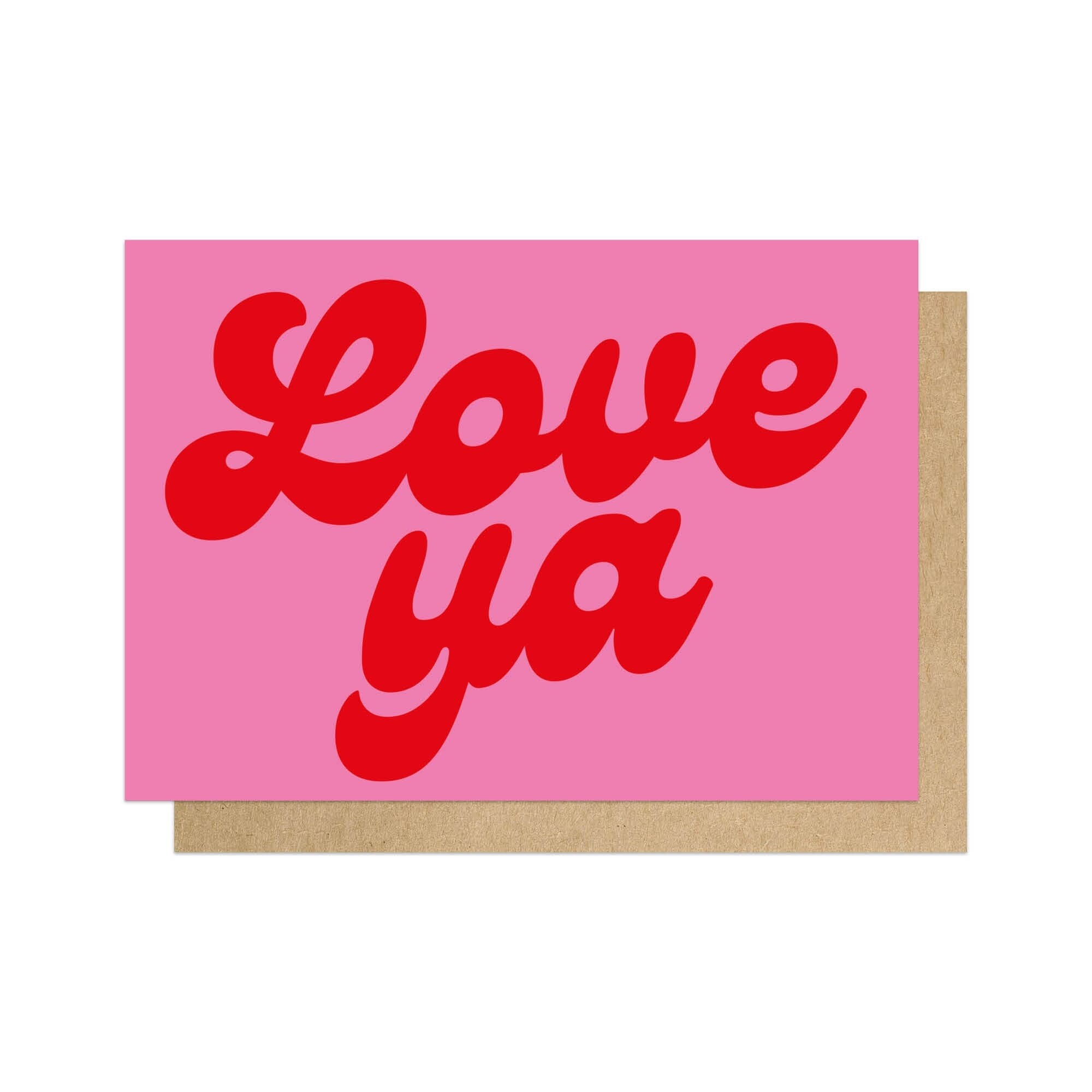 Love Ya Anniversary Card | Oliver Bonas
