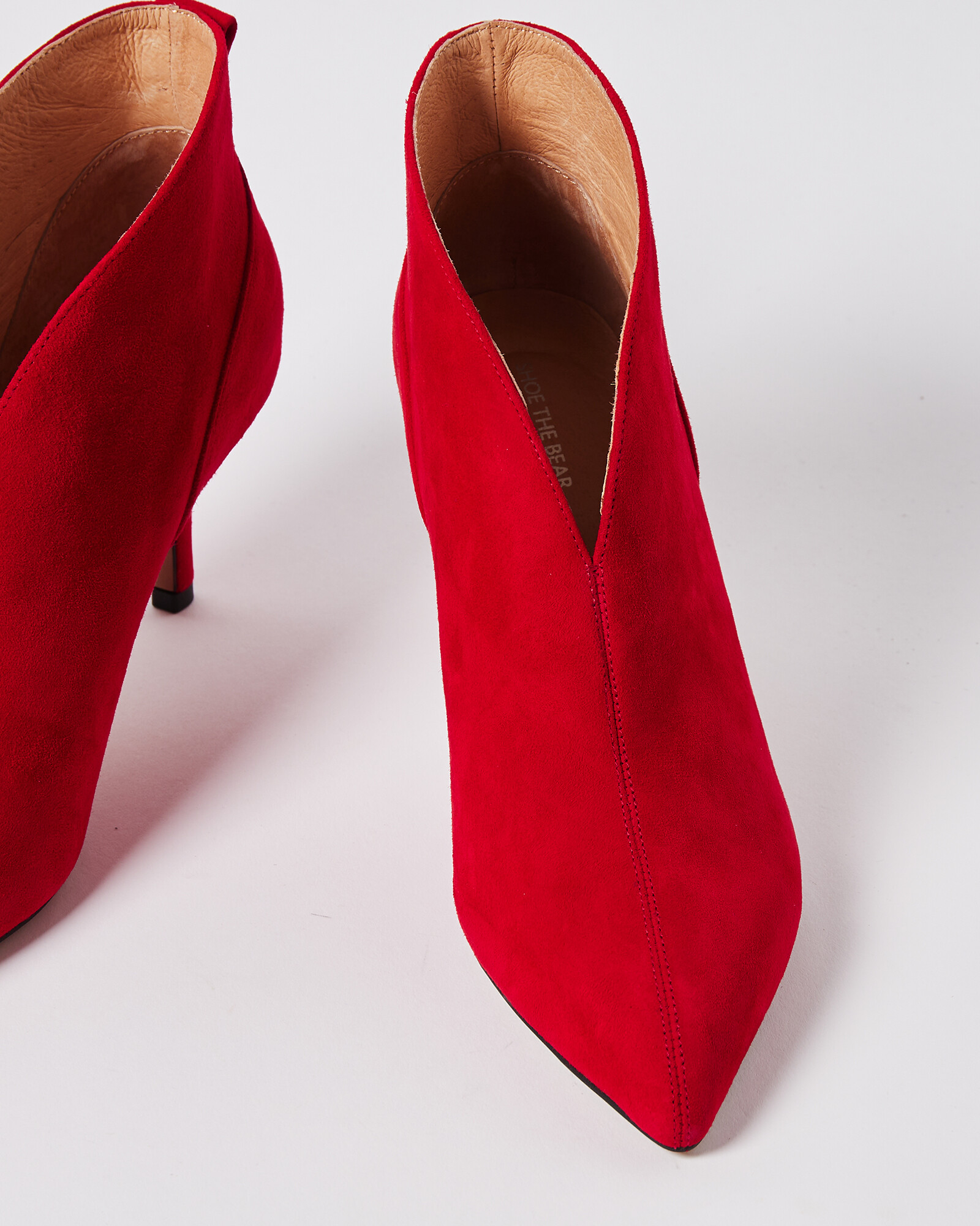 Shoe The Bear Valentine Red Leather Heeled Boots | Oliver Bonas