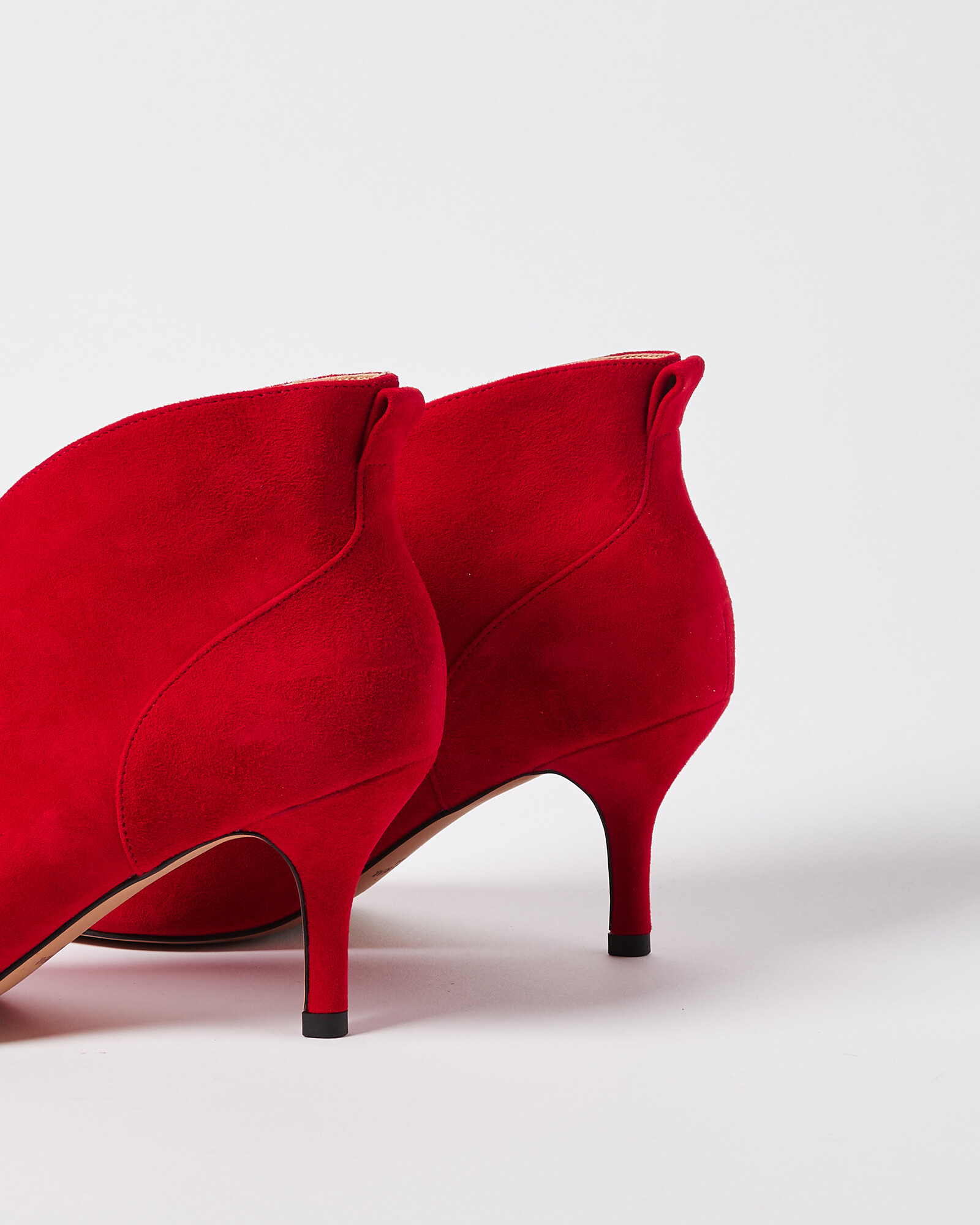 Shoe The Bear Valentine Red Leather Heeled Boots | Oliver Bonas
