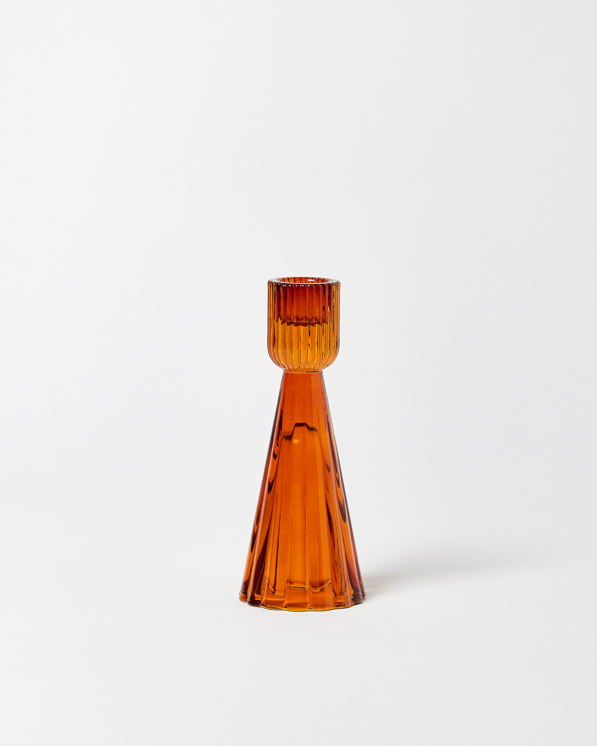 Ula Tall Glass Candlestick Holder | Oliver Bonas