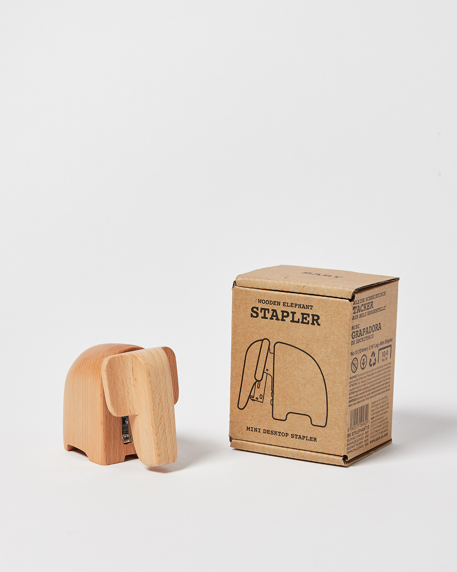 Wooden Elephant Stapler | Oliver Bonas