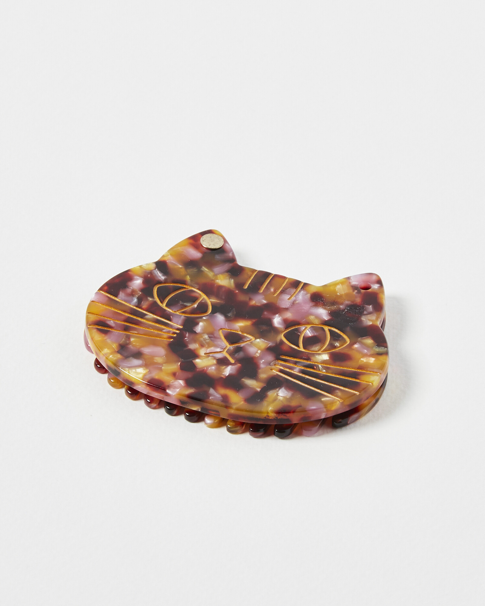 Callie Cat Hair Comb & Mirror | Oliver Bonas
