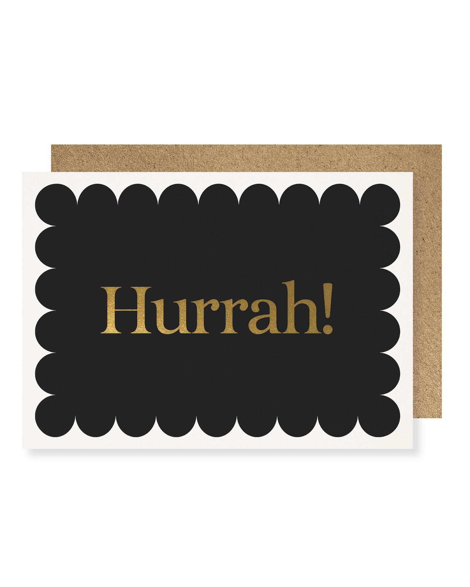 Hurrah Scallop Congratulations Card | Oliver Bonas