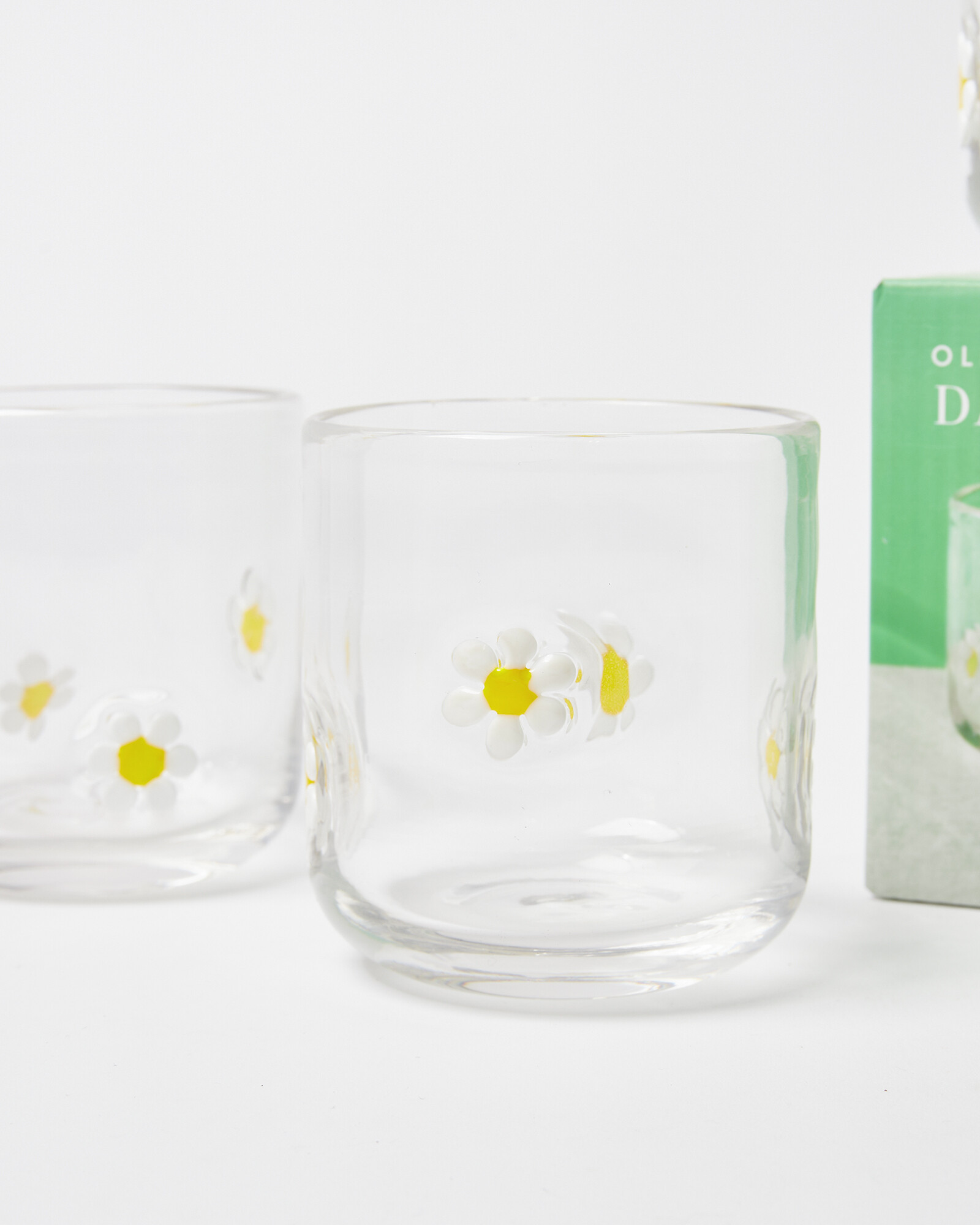Daisy Como Glass Tumblers Set of Four | Oliver Bonas