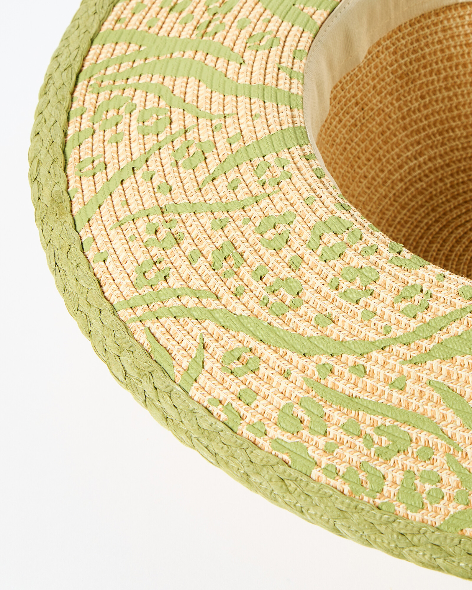 Green Animal Floppy Straw Hat | Oliver Bonas