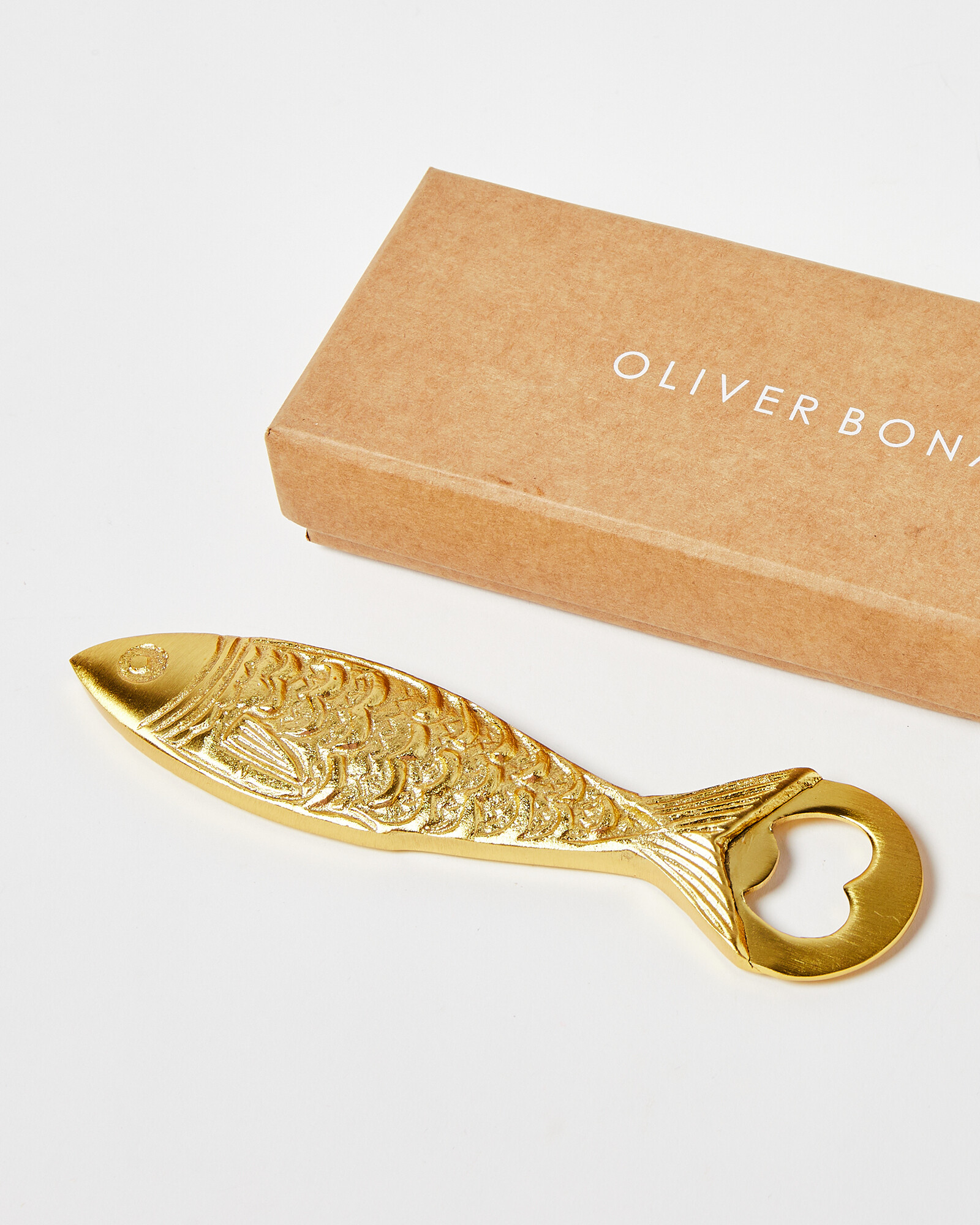 Fish Gold Metal Bottle Opener | Oliver Bonas