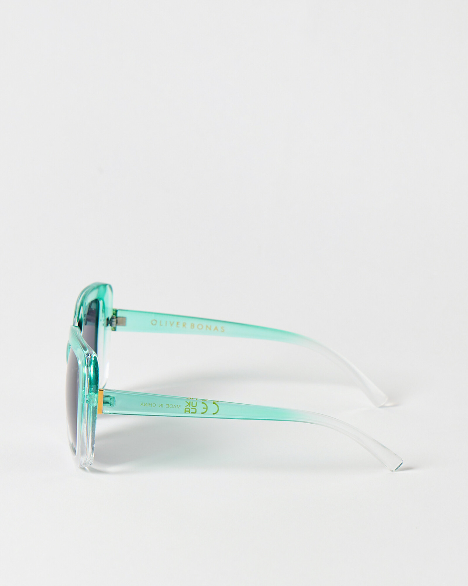 Ombré Blue Square Sunglasses | Oliver Bonas