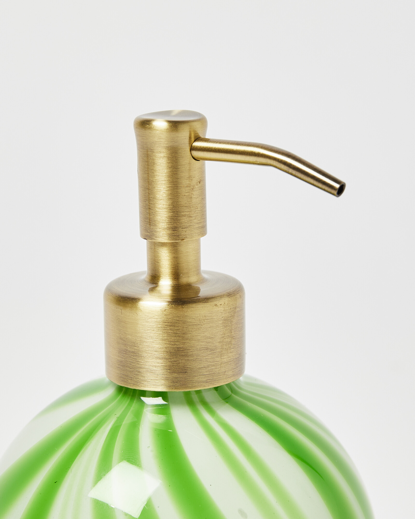 Kololo Green Glass Soap Dispenser | Oliver Bonas