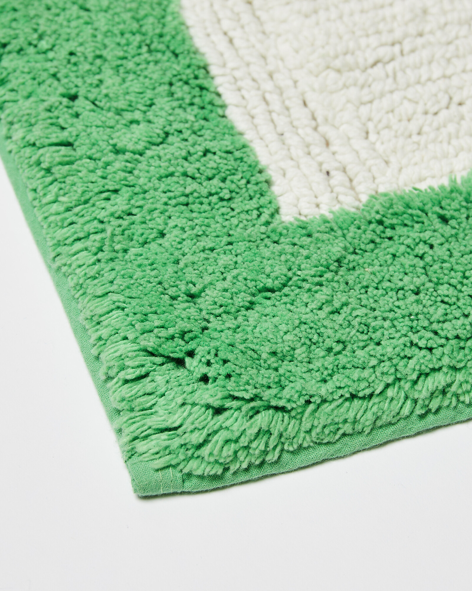 Bath Club Green Rectangular Bath Mat | Oliver Bonas