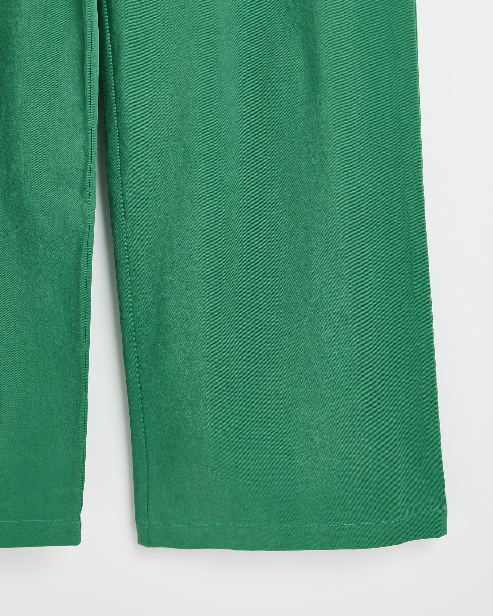 Green Basque Wide Leg Trousers | Oliver Bonas