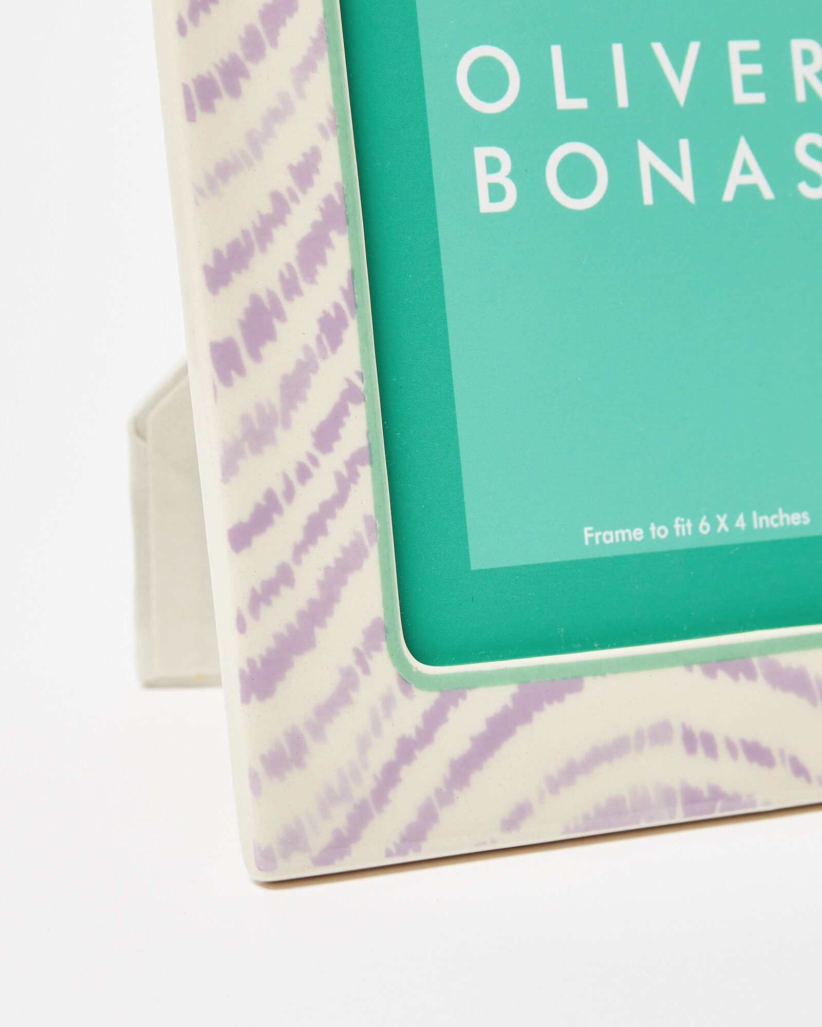 Isla Purple Ceramic Photo Frame 6x4" | Oliver Bonas