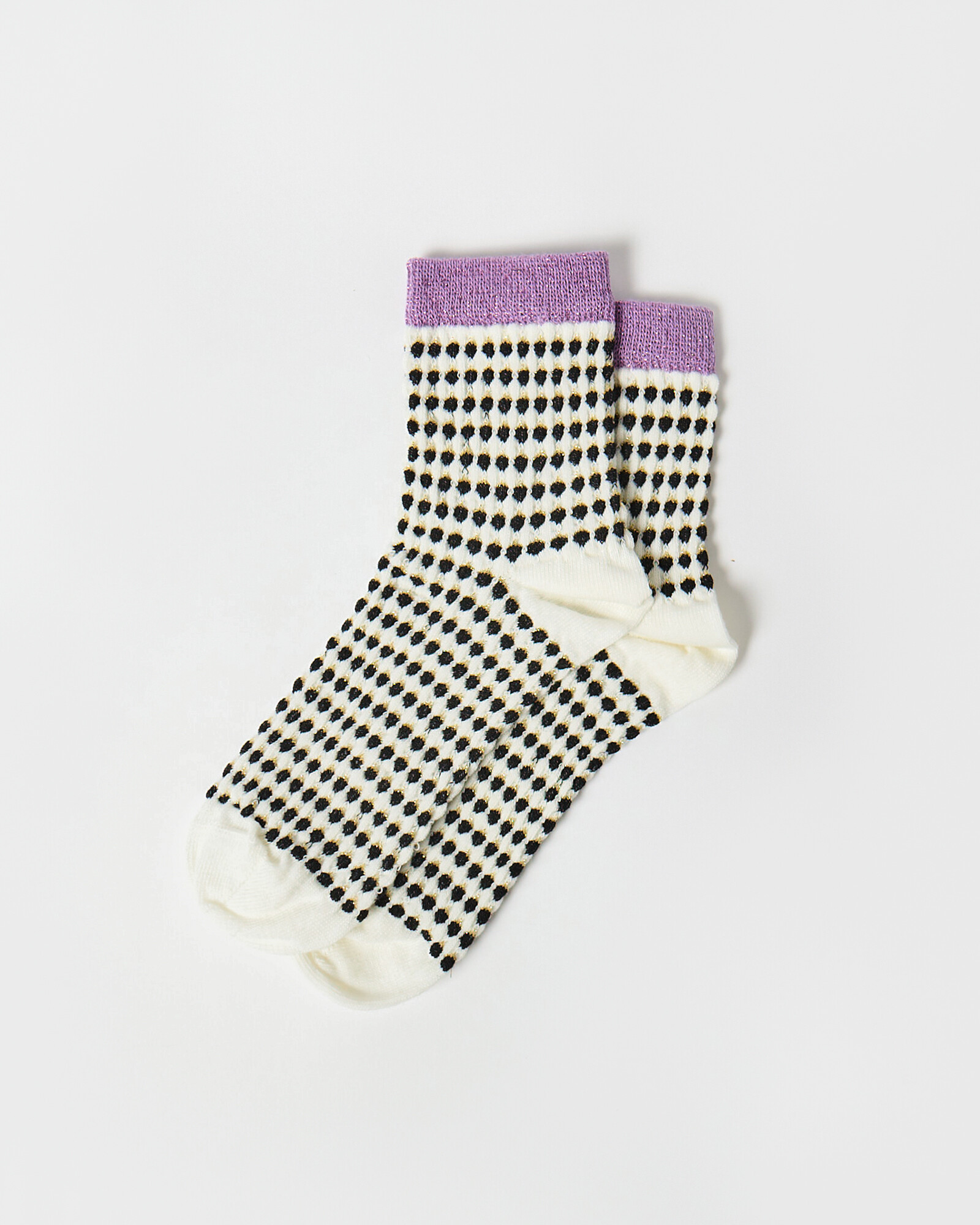 Monochrome Spotty Ankle Socks | Oliver Bonas