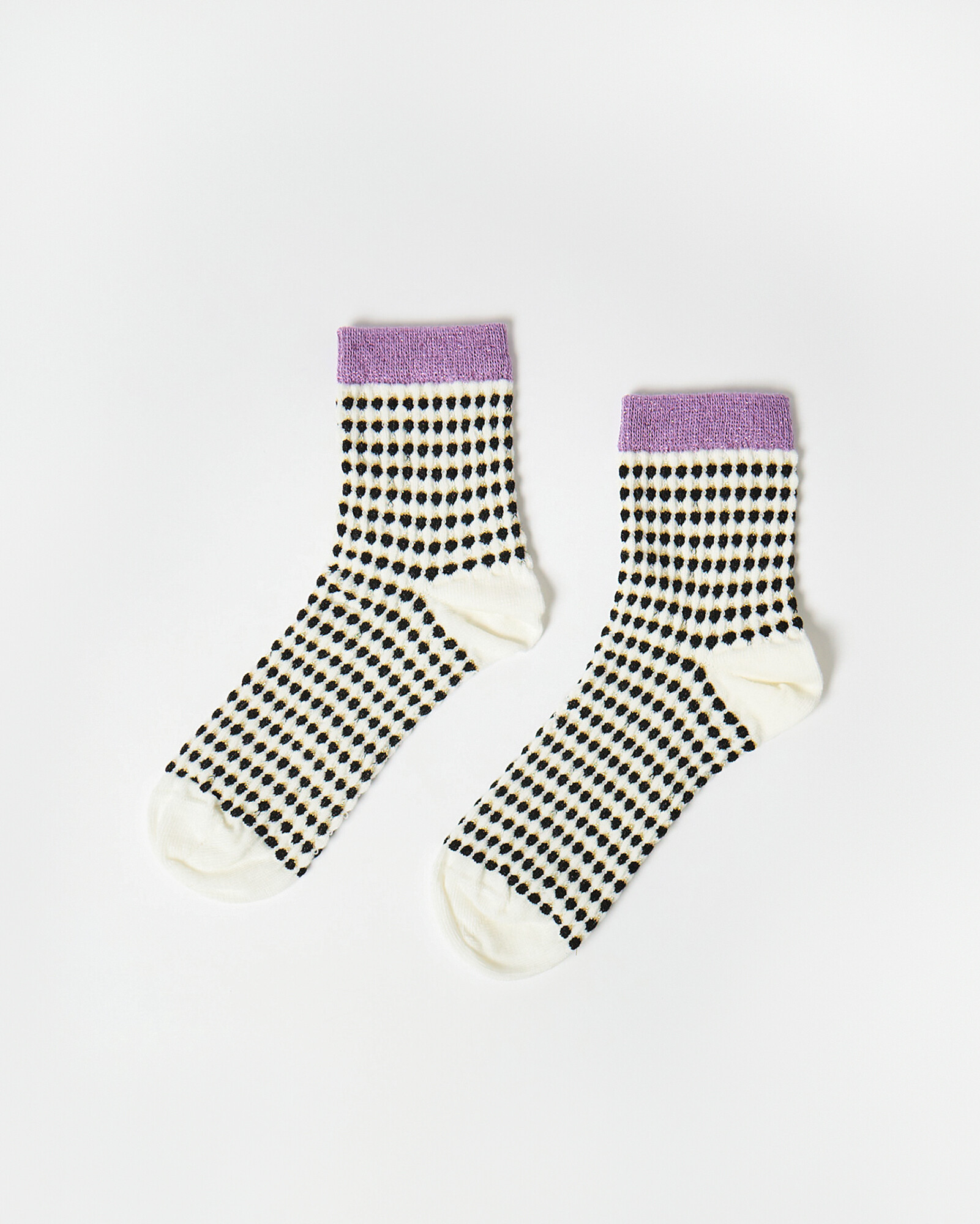 Monochrome Spotty Ankle Socks | Oliver Bonas