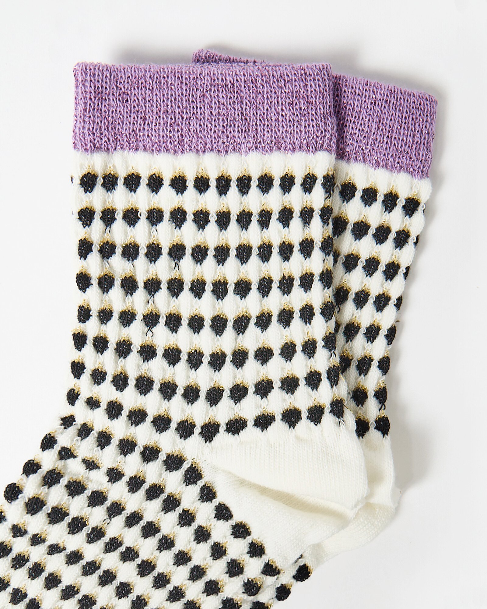 Monochrome Spotty Ankle Socks | Oliver Bonas