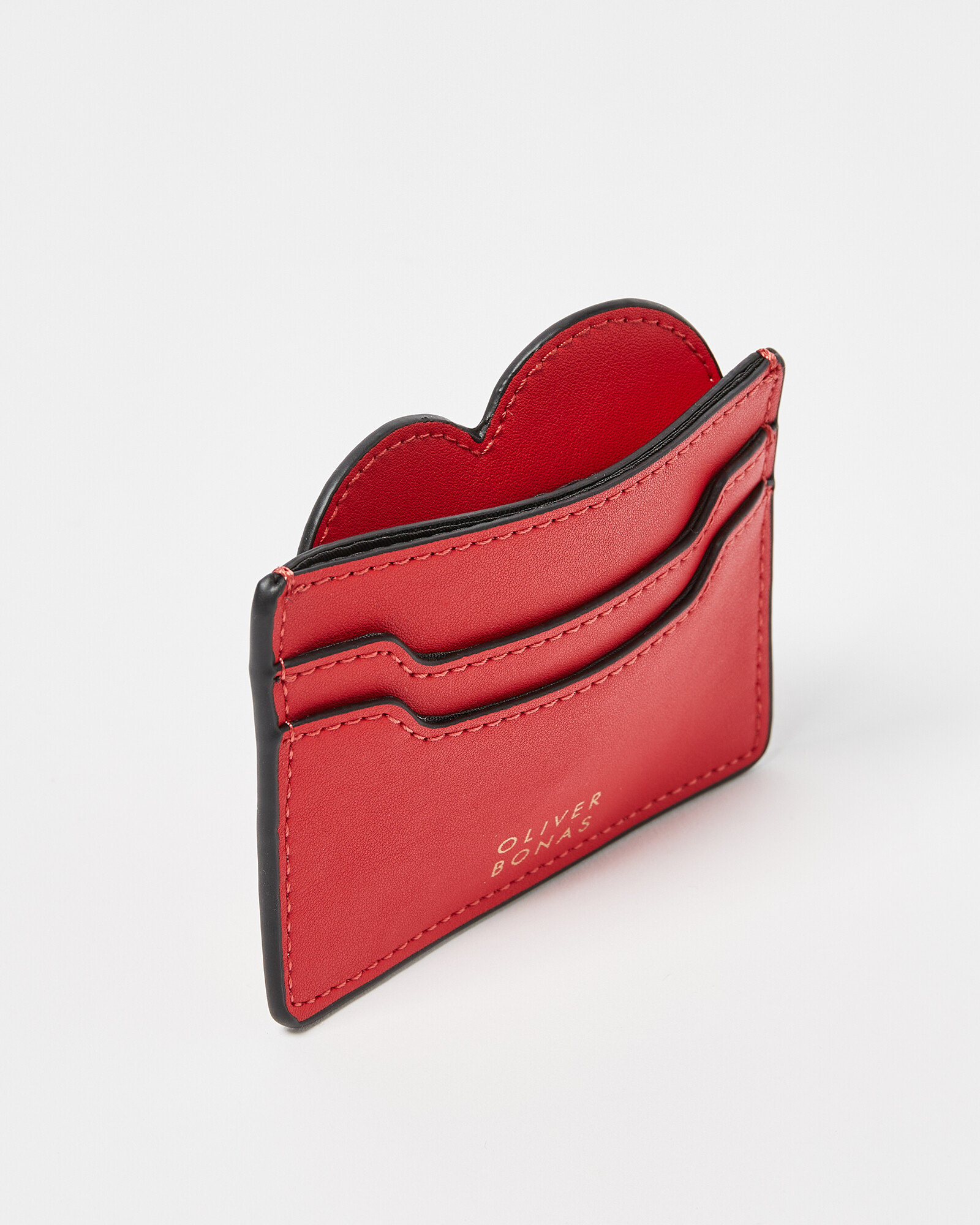 Heart Red Card Holder | Oliver Bonas