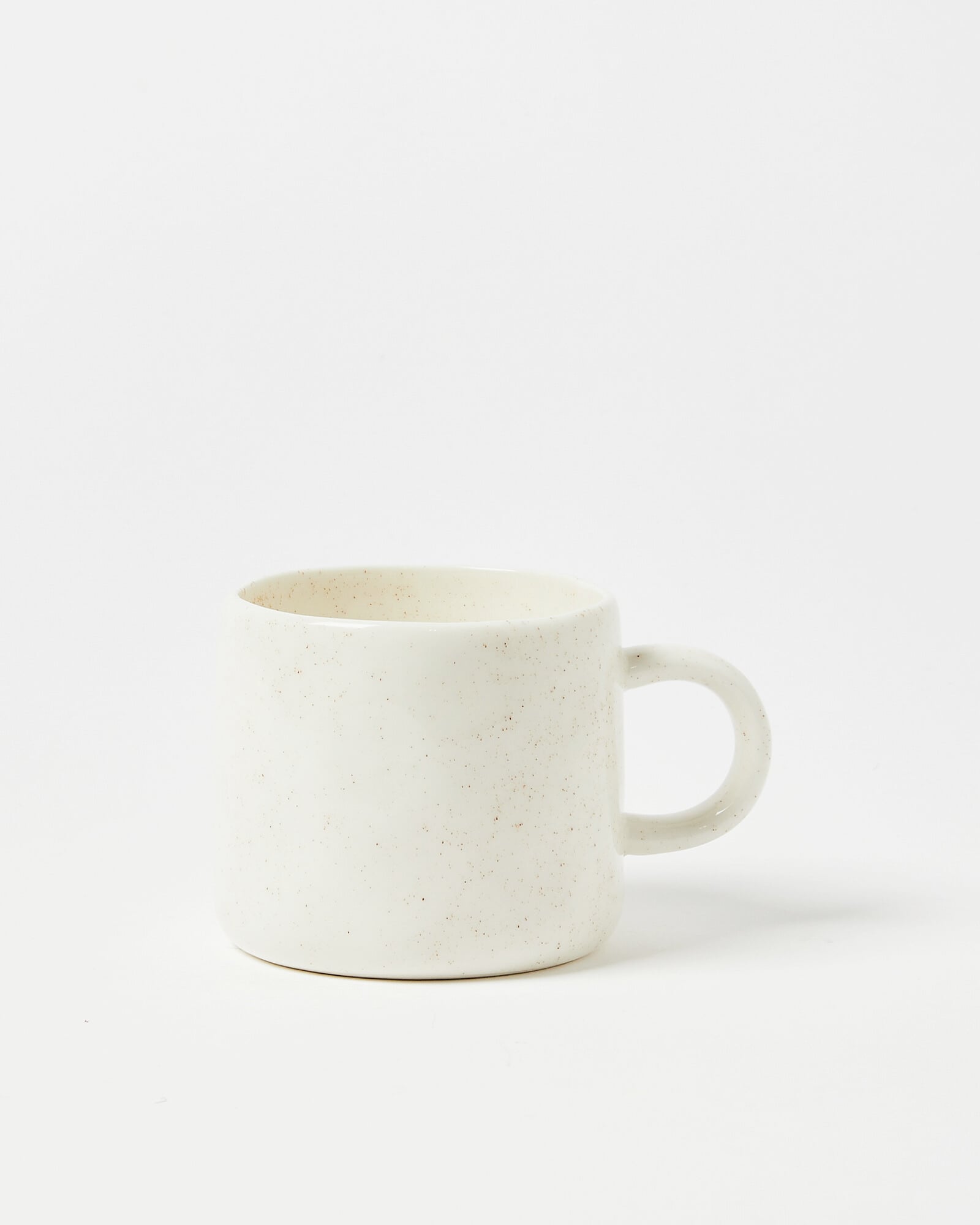 Toadstool White Ceramic Mug | Oliver Bonas