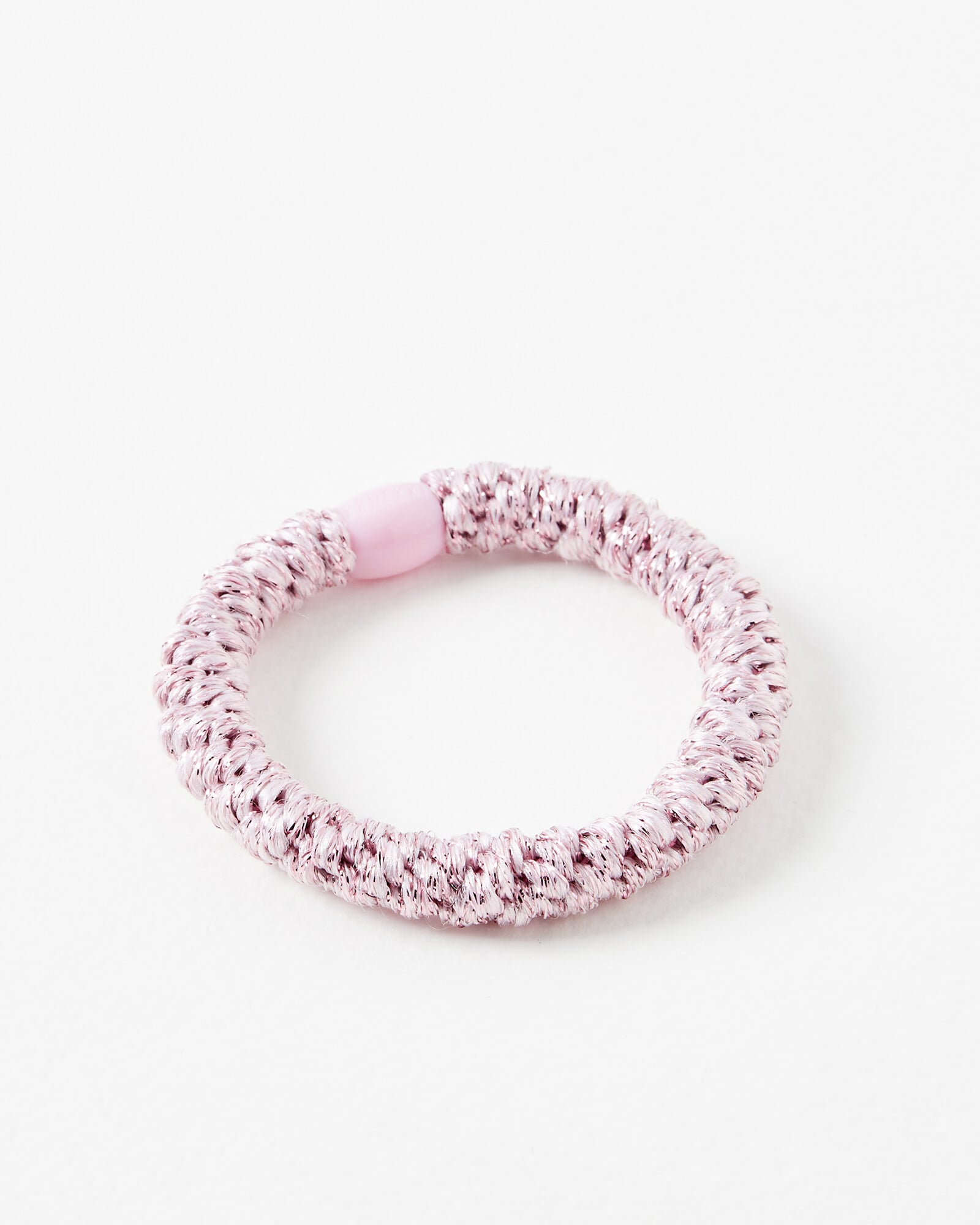 Essie Metallic Pink Elastic Hair Band | Oliver Bonas